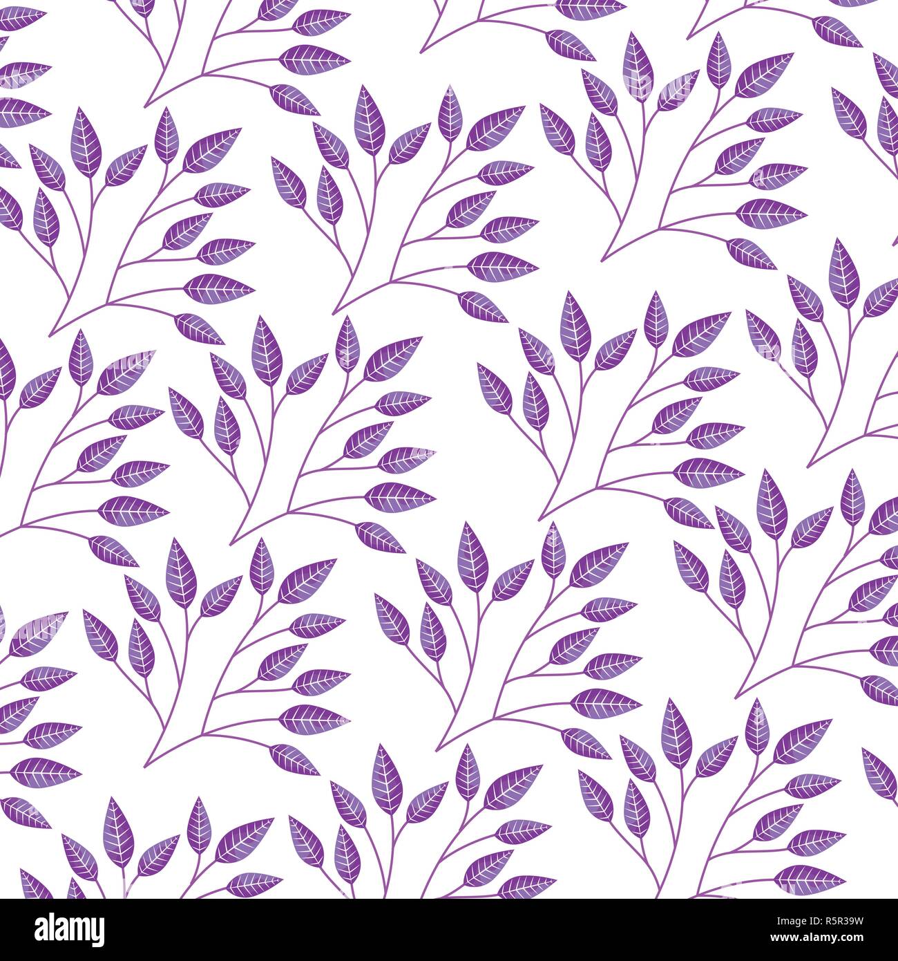 floral nature garden pattern decoration vector illustration Stock ...