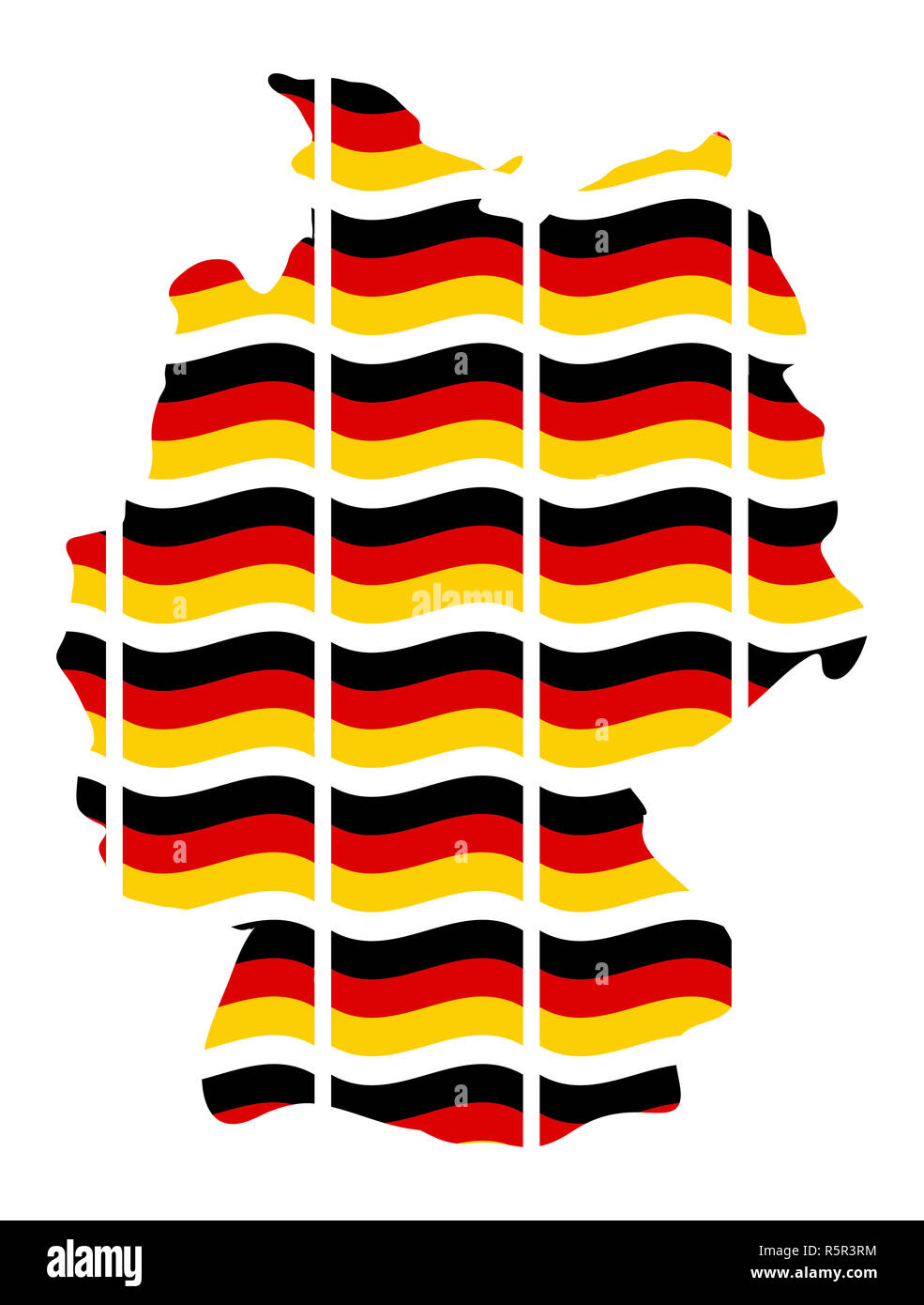 Germany map flag vector symbol icon design. German flag color ...