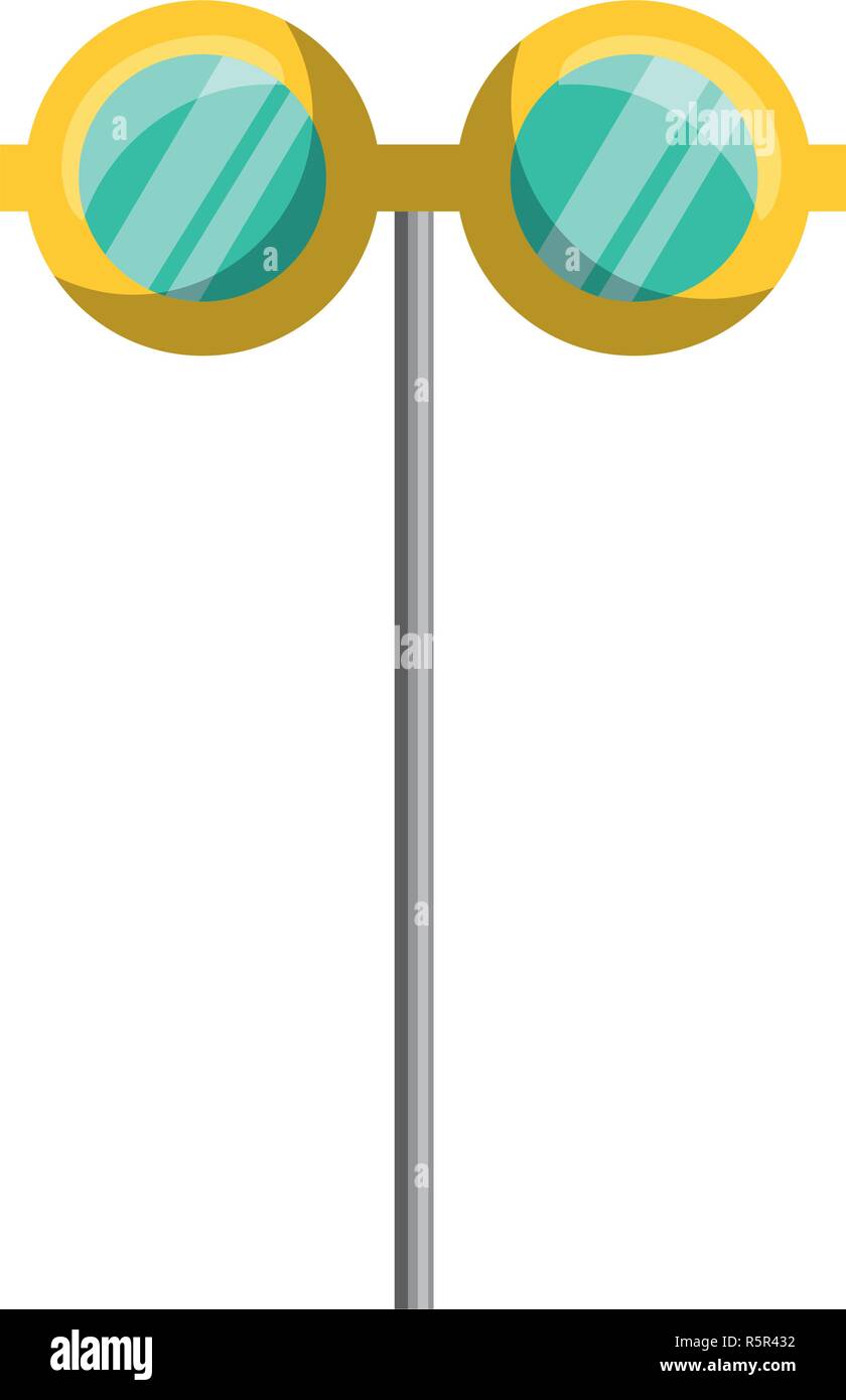 optical eyeglasses in stick vector illustration design Stock Vector ...