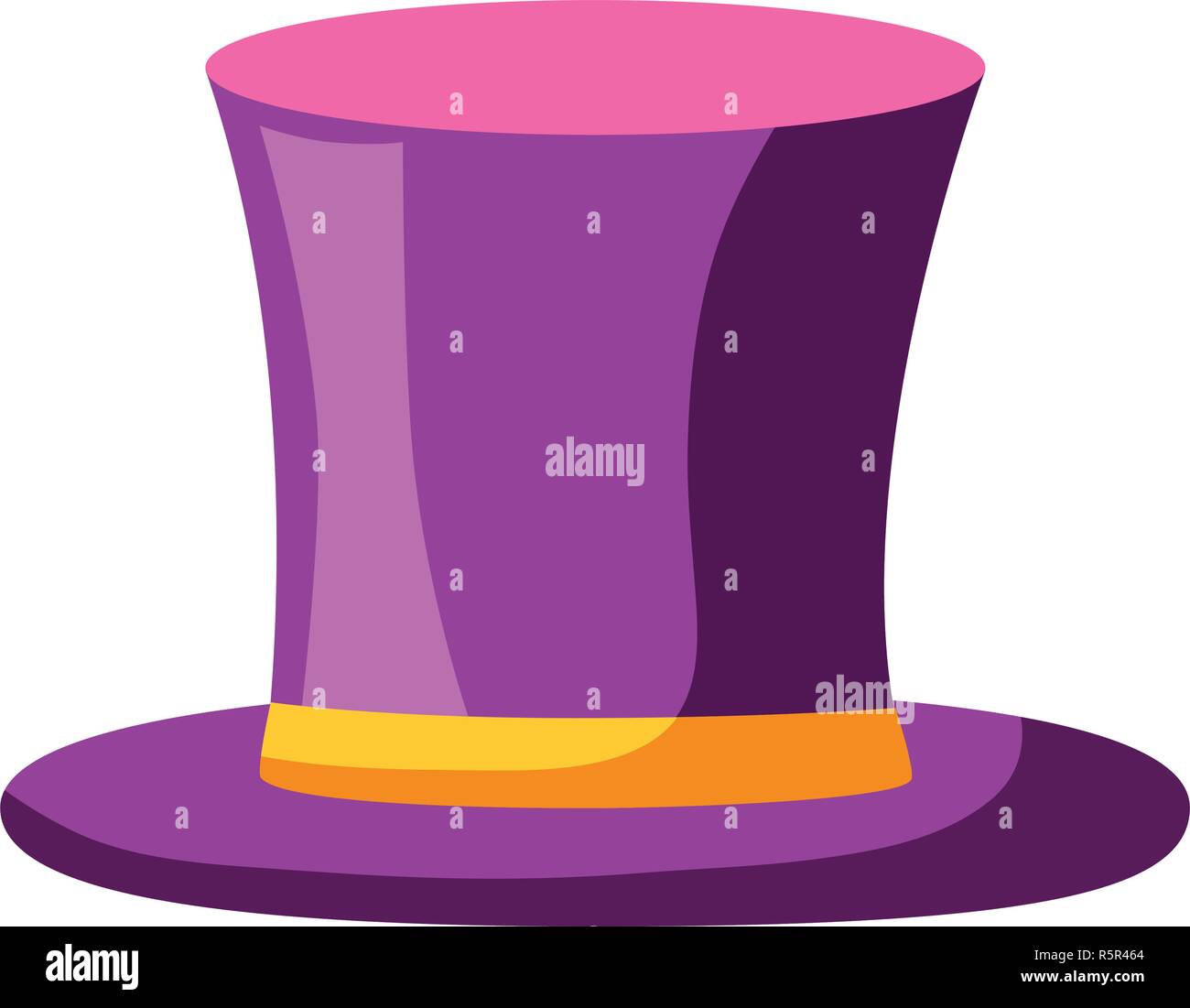 elegant high top hat male vector illustration design Stock Vector Image ...
