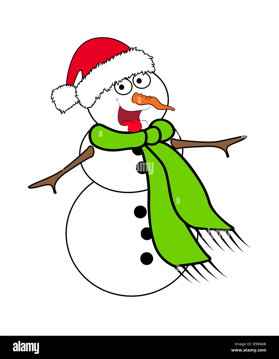 Animated Christmas Snowman