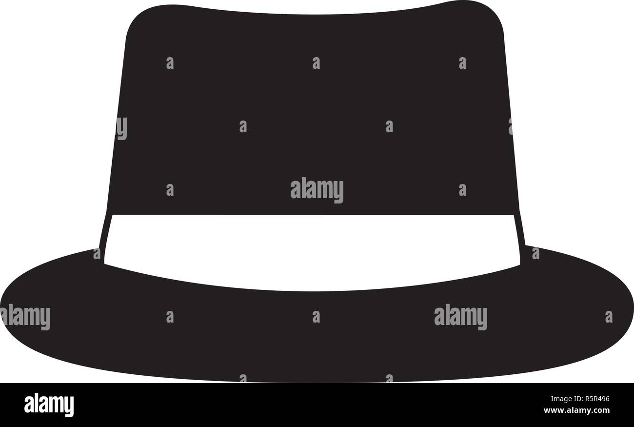 elegant high top hat male vector illustration design Stock Vector Image ...