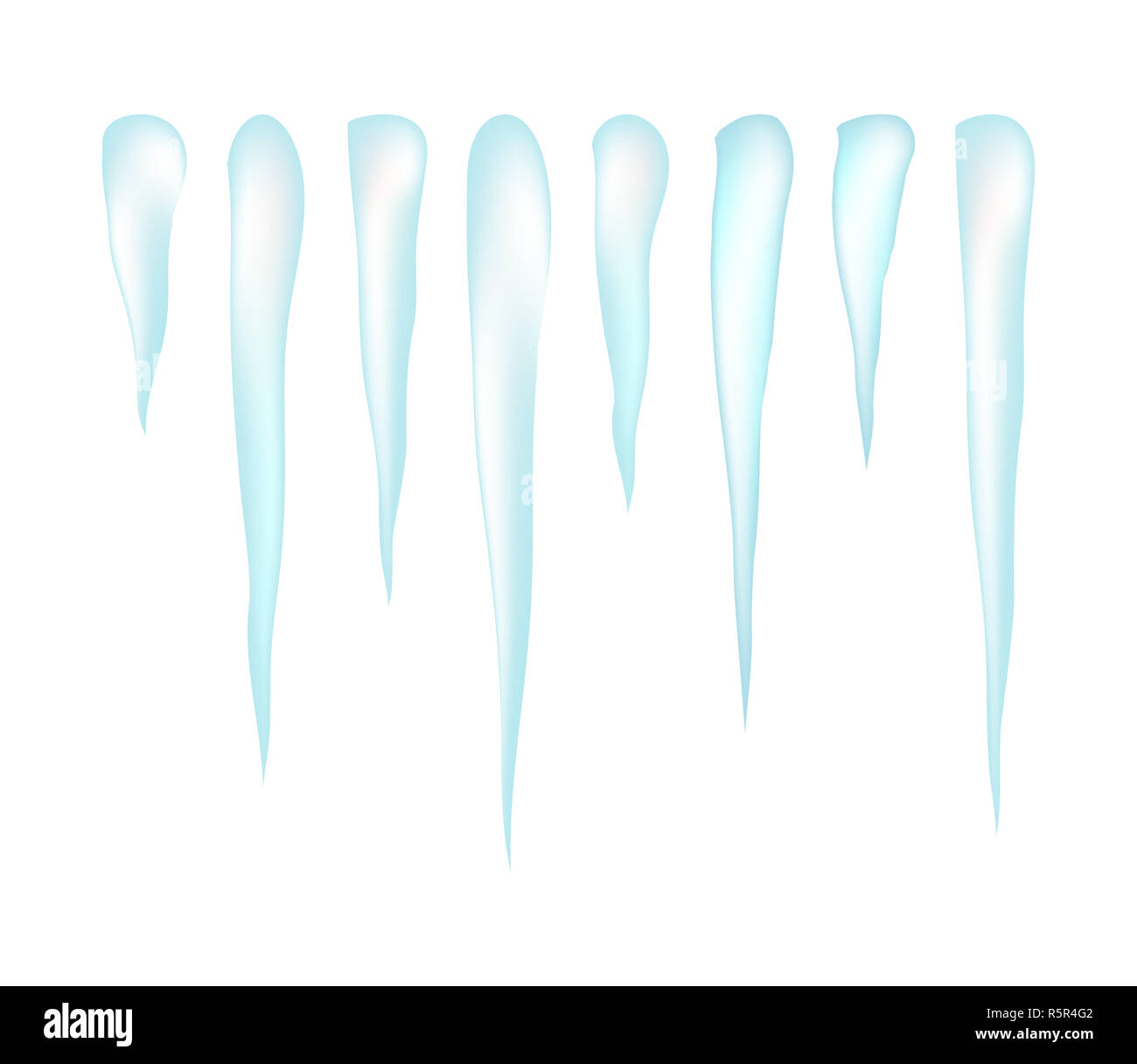 Icicle picture Cut Out Stock Images & Pictures - Alamy