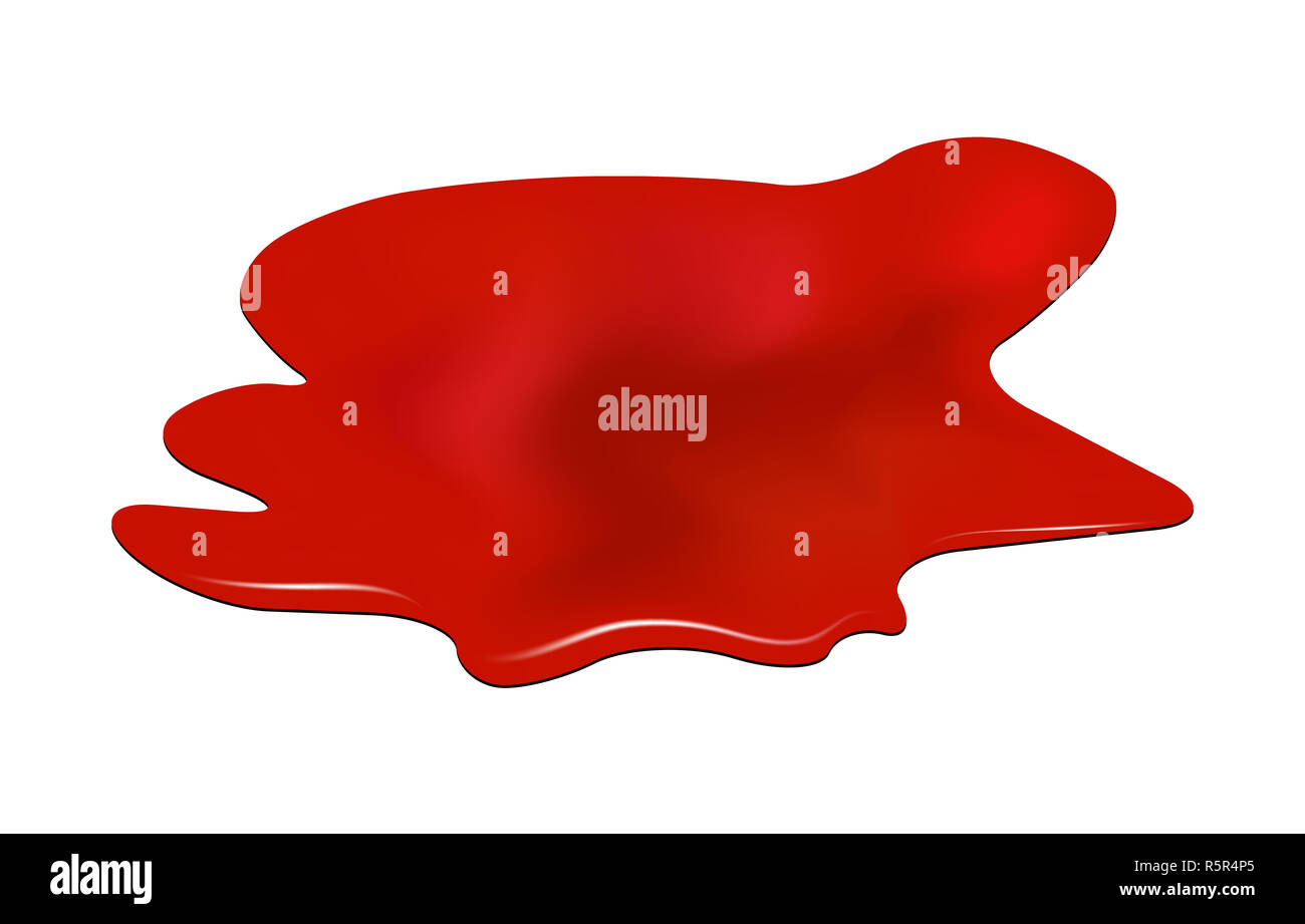 Blood Puddle Cartoon