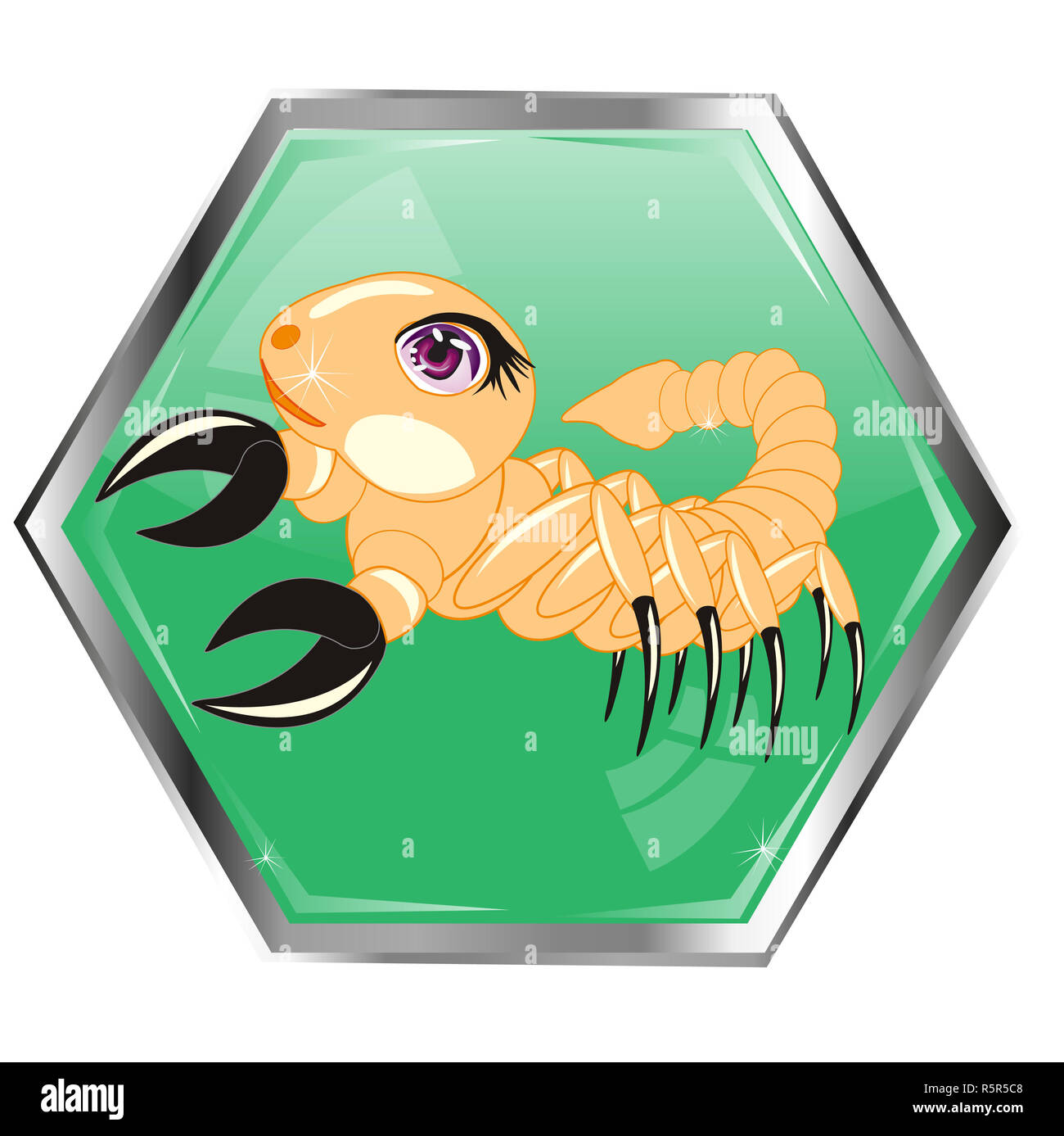 Astrological sign scorpion Stock Photo - Alamy