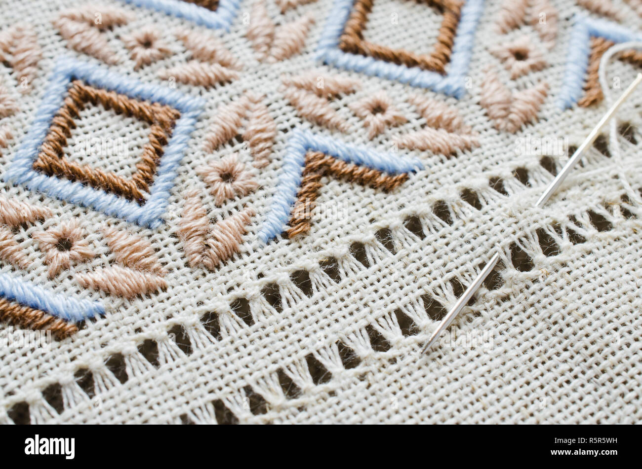 Flat stitch hi-res stock photography and images - Alamy