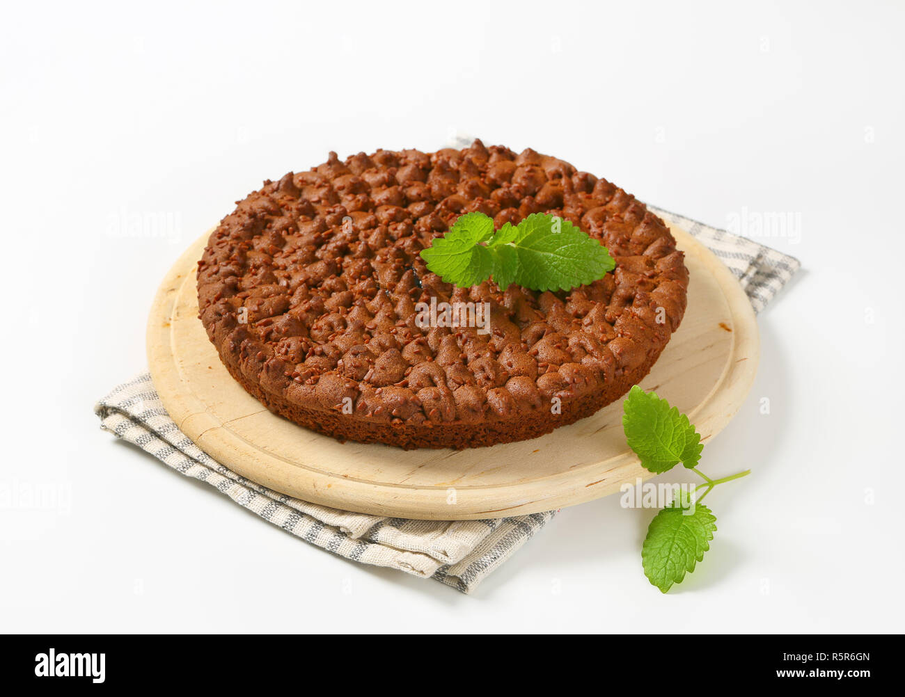 chocolate round cake Stock Photo - Alamy