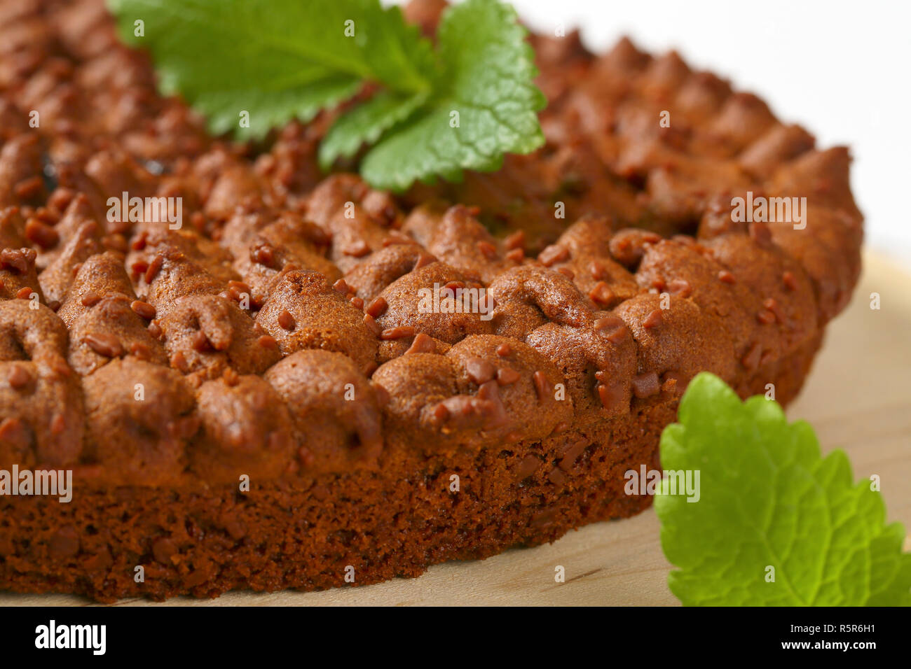 chocolate round cake Stock Photo - Alamy