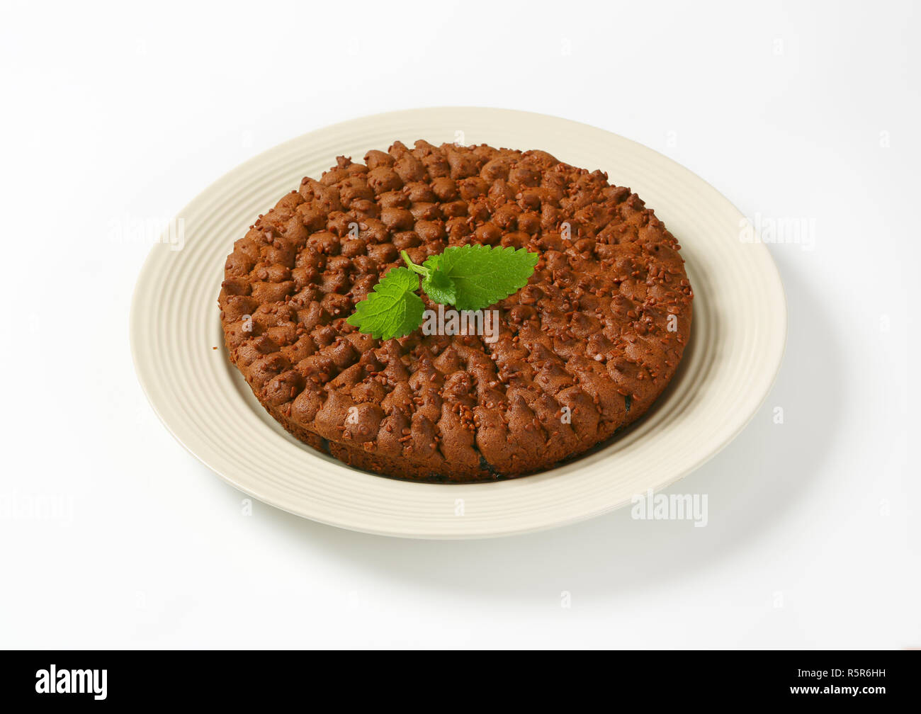 chocolate round cake Stock Photo - Alamy