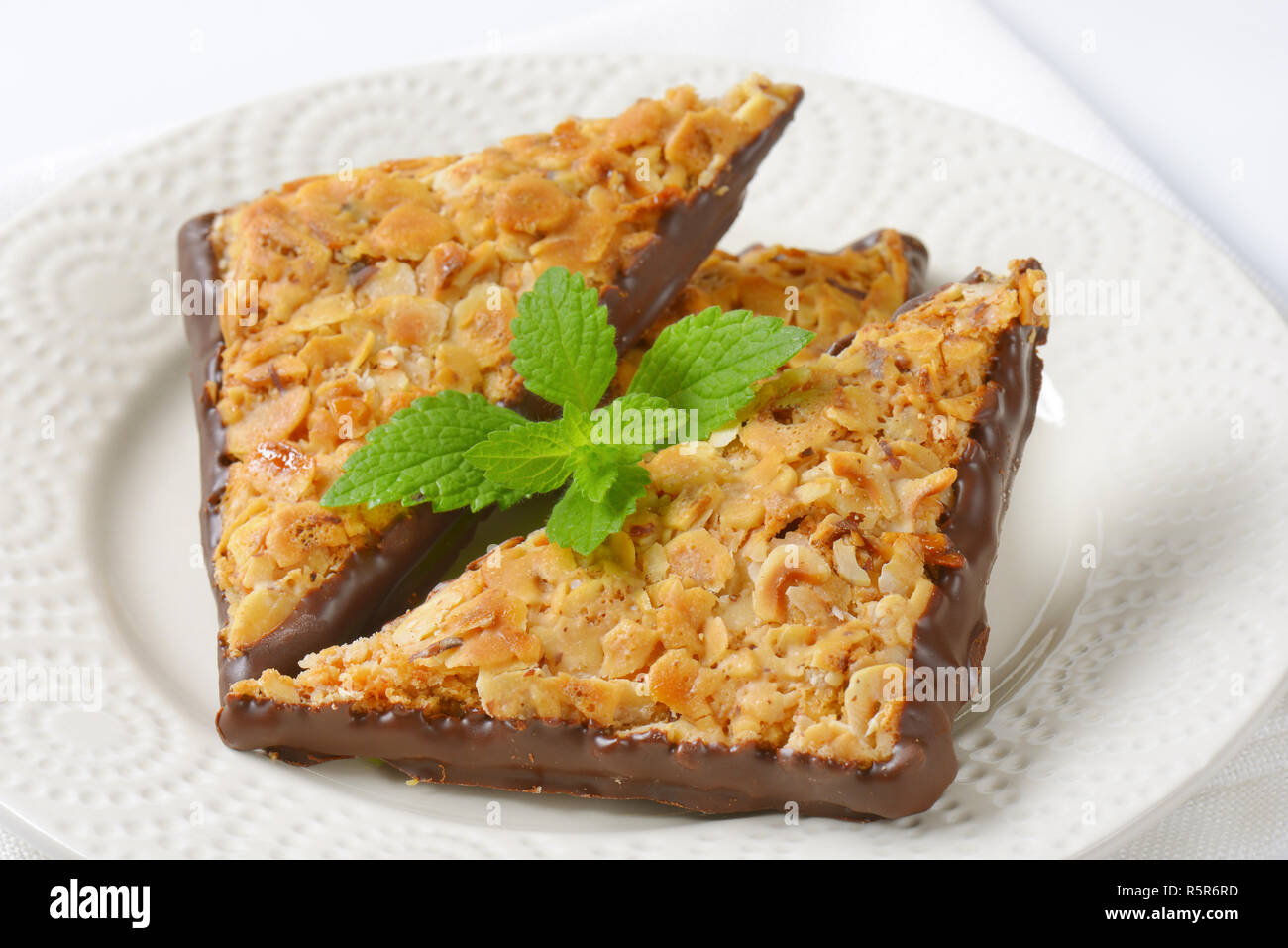 Nut pastry triangles hi-res stock photography and images - Alamy
