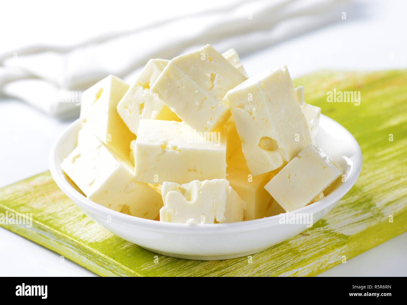 diced feta cheese Stock Photo - Alamy