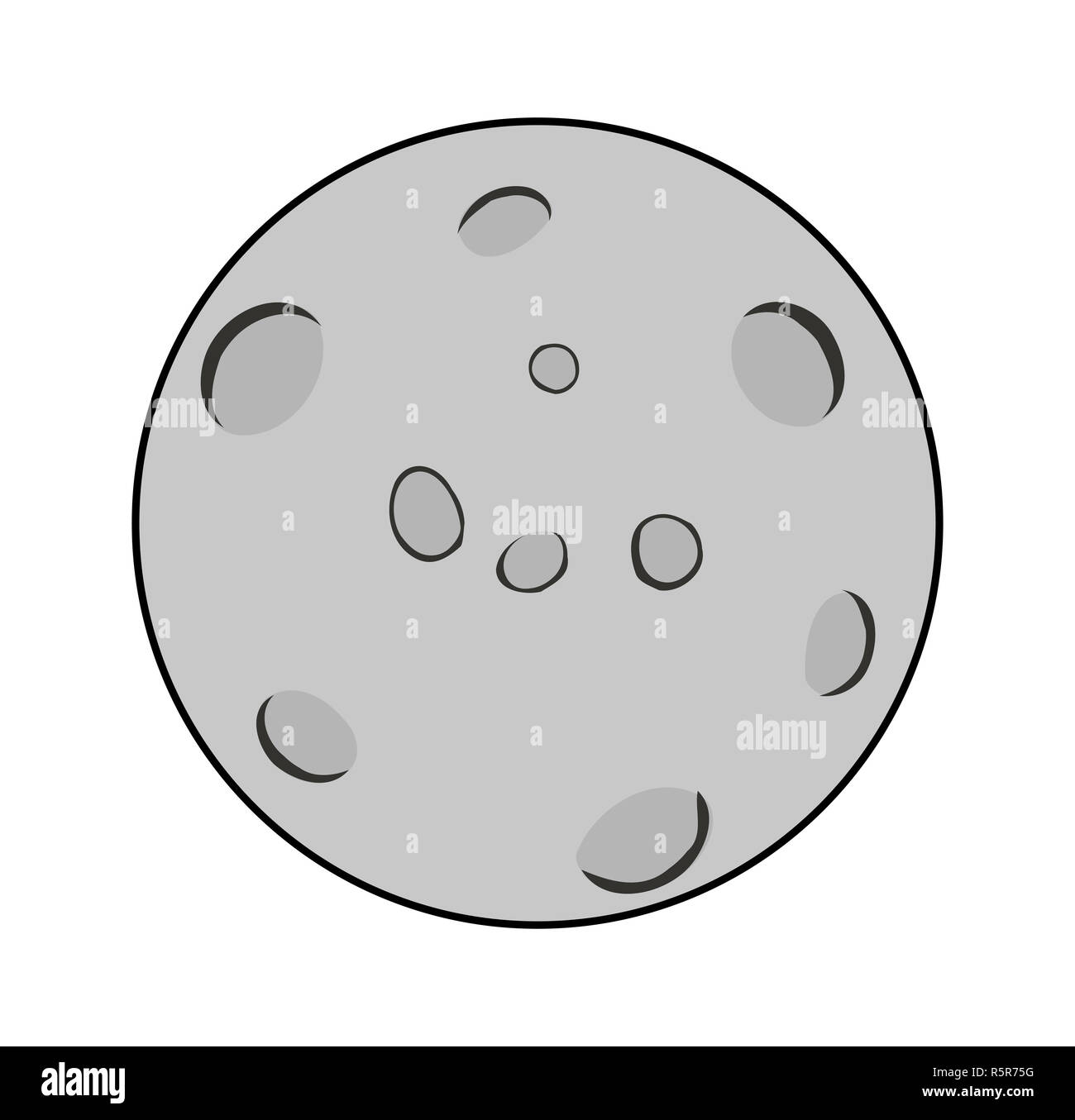 Cartoon moon surface hi-res stock photography and images - Alamy