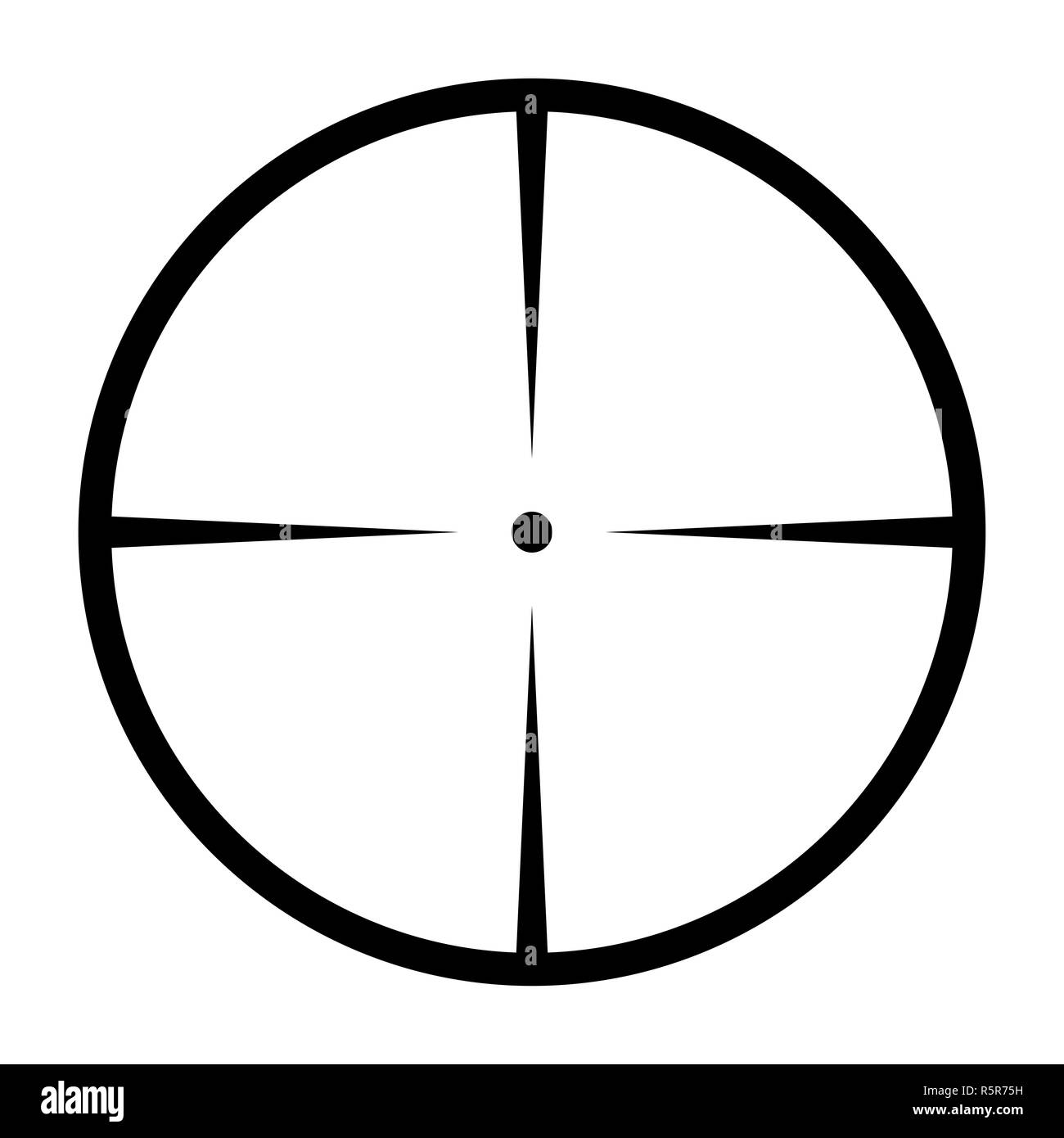 Crosshair shape Cut Out Stock Images & Pictures - Alamy