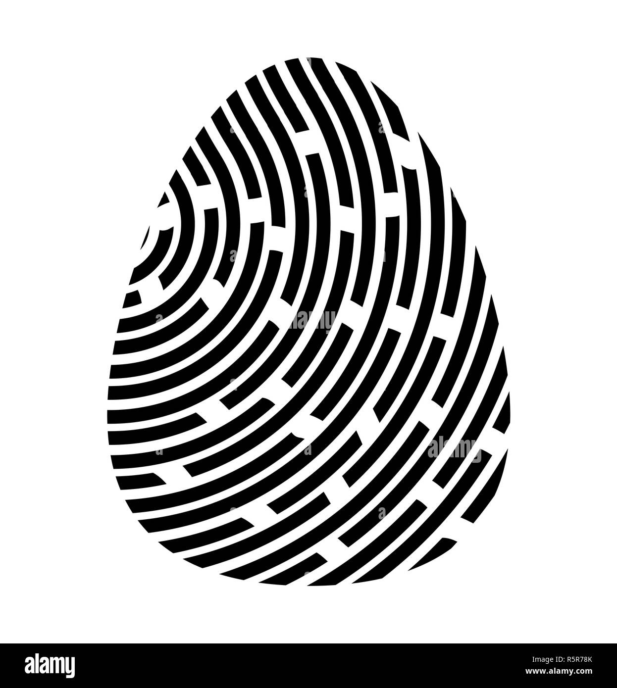 Fingerprint identification app scanner Cut Out Stock Images & Pictures ...
