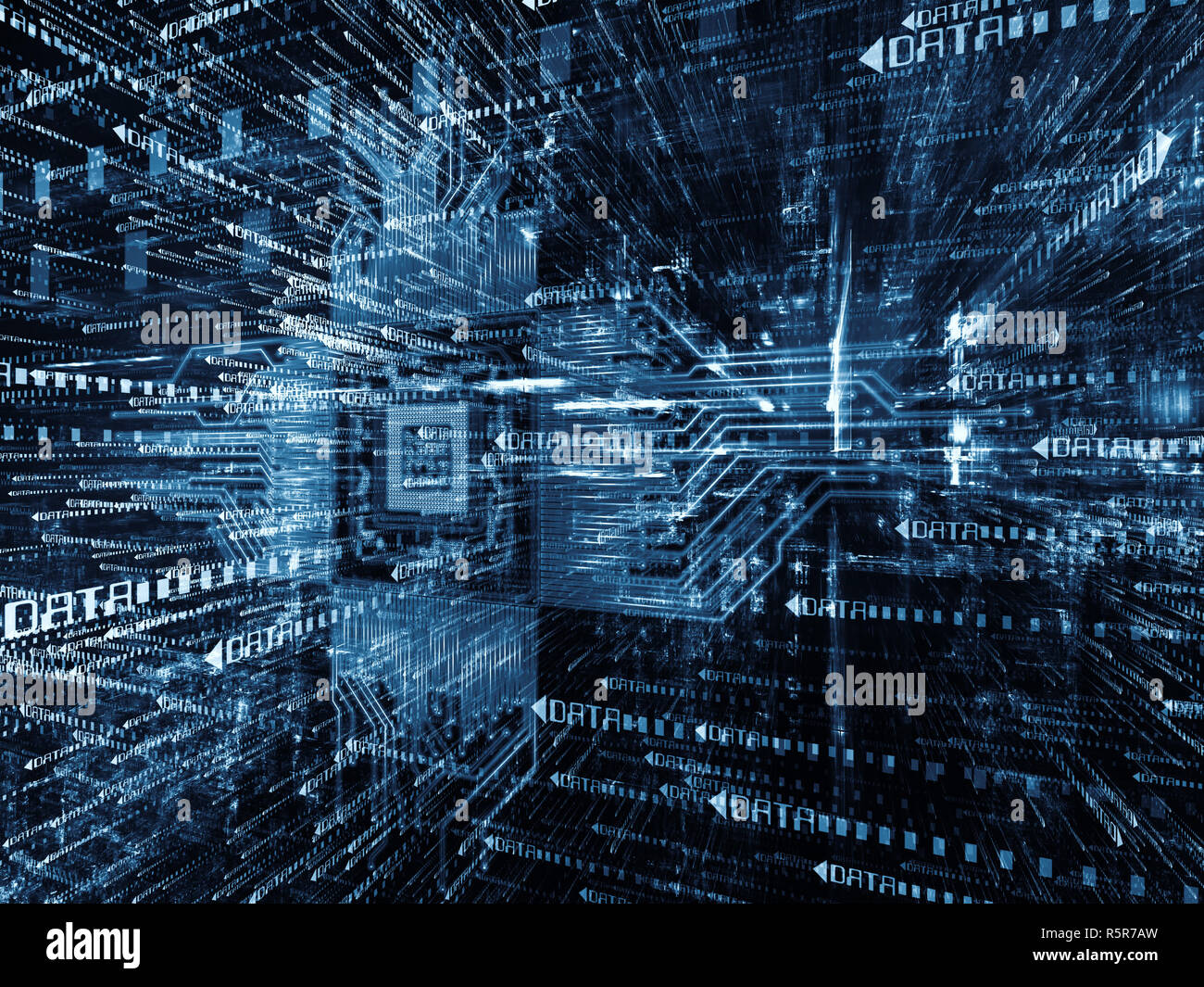 Globalization of Digital World Stock Photo - Alamy