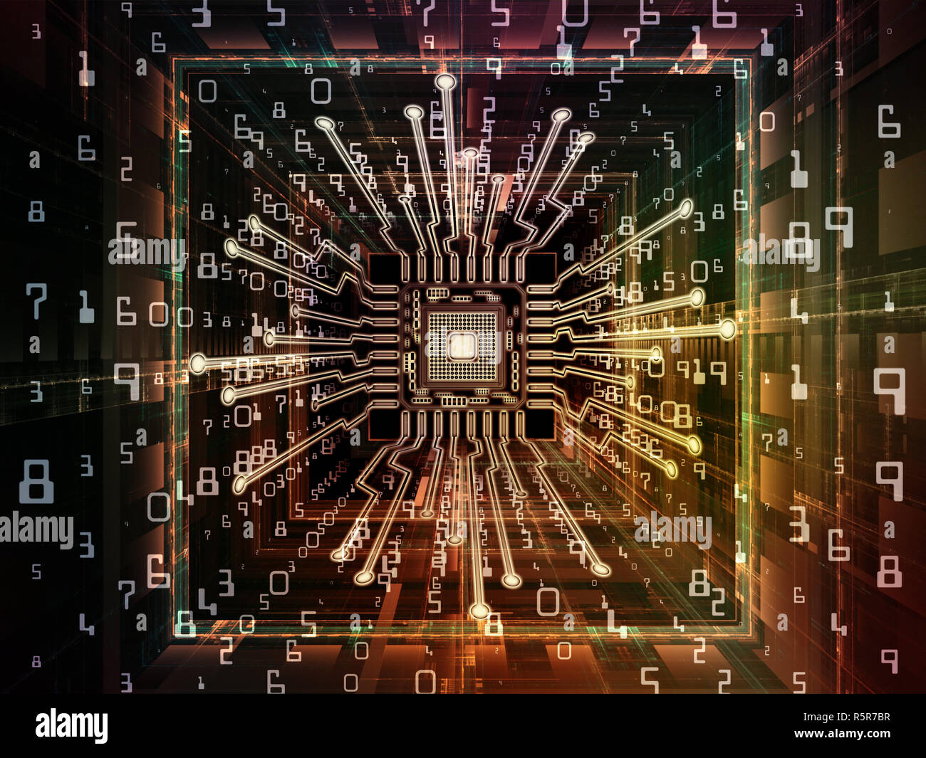 Secrets of Digital Processor Stock Photo - Alamy