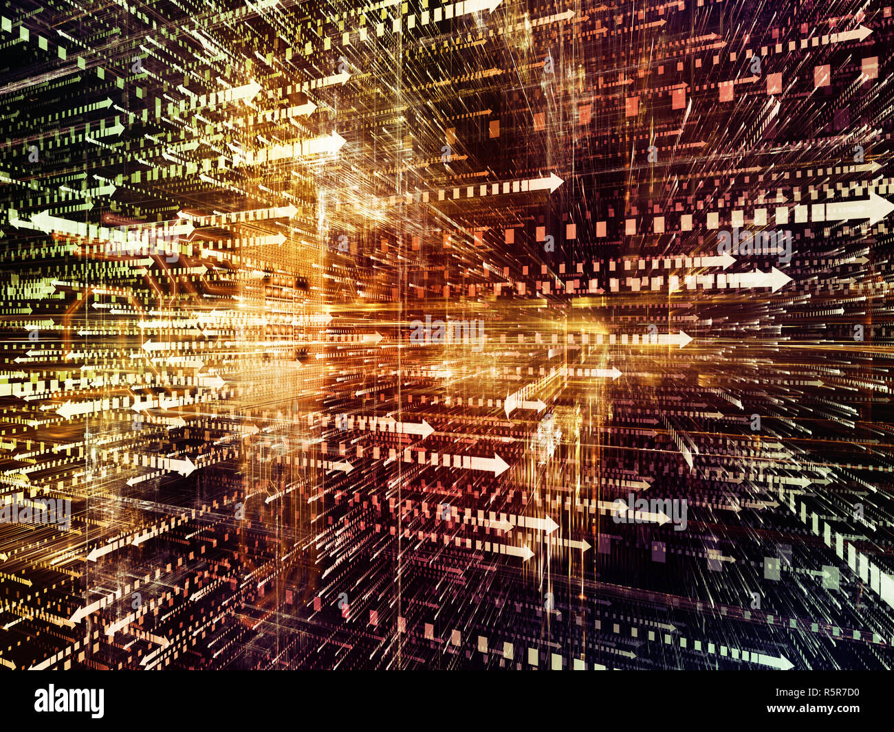 Perspectives of Digital World Stock Photo - Alamy