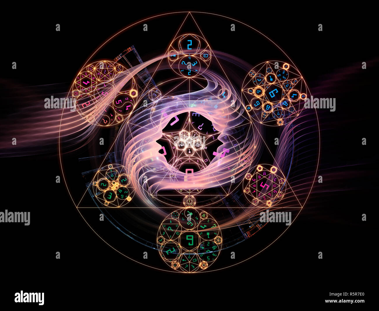 Unfolding of Symbolic Meaning Stock Photo - Alamy
