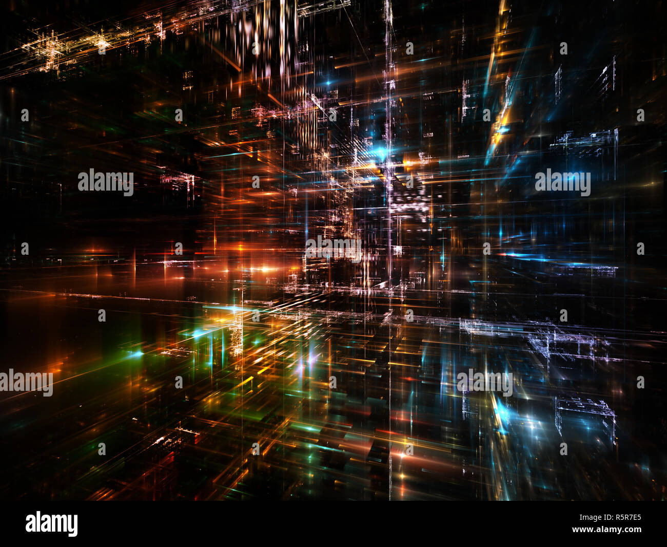 Depth of Digital World Stock Photo - Alamy