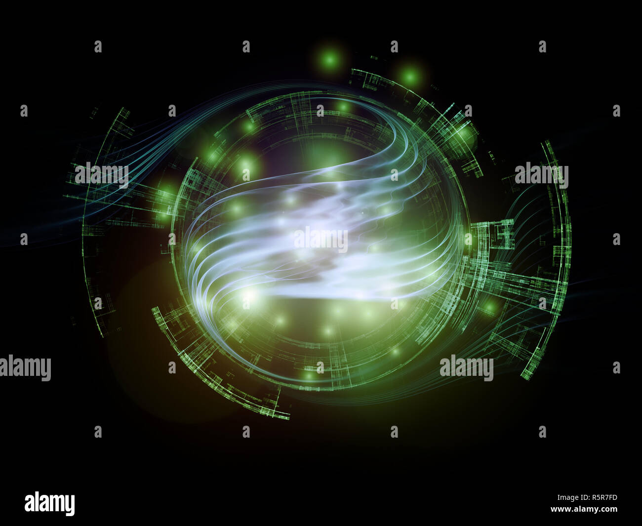 Processing Radial Fractal Texture Stock Photo - Alamy