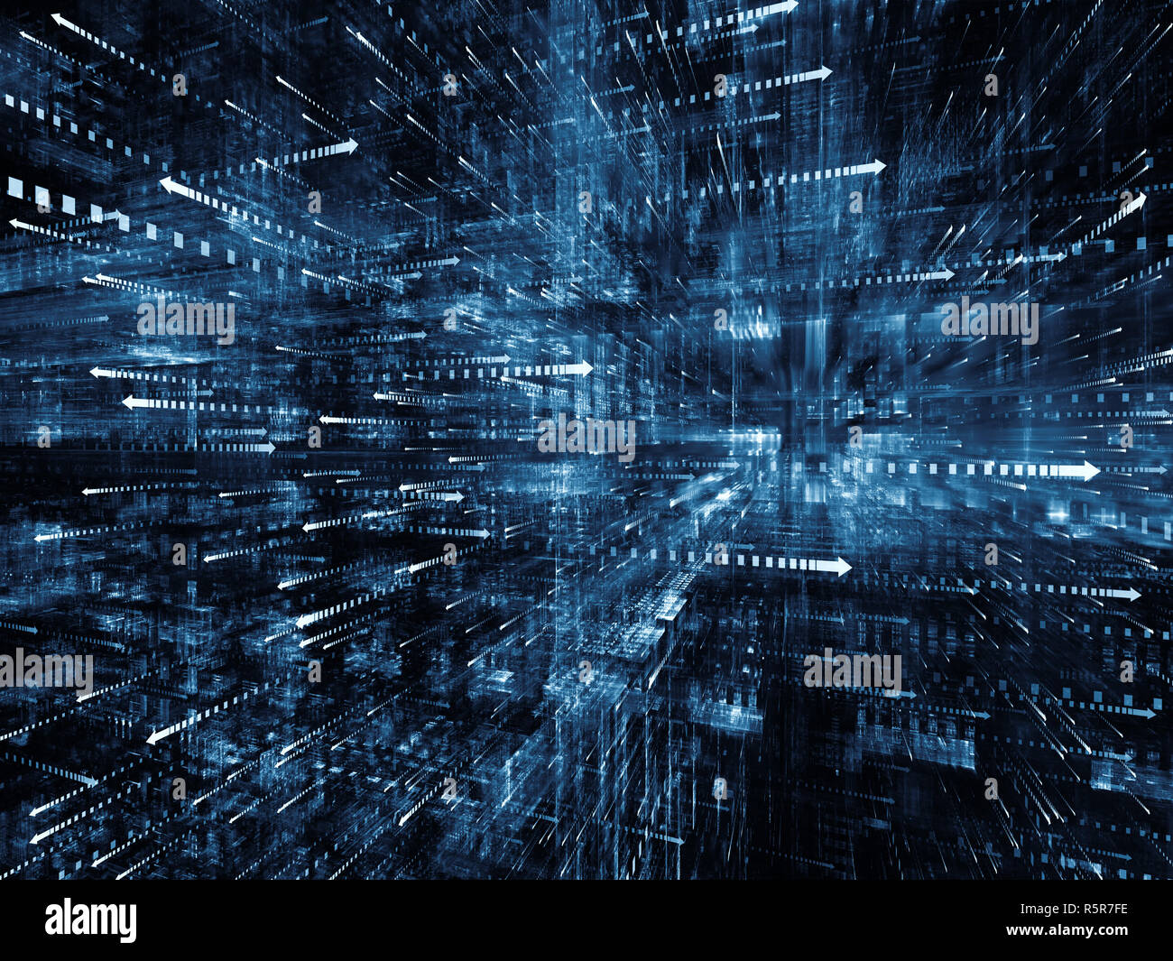 Vision of Digital World Stock Photo - Alamy