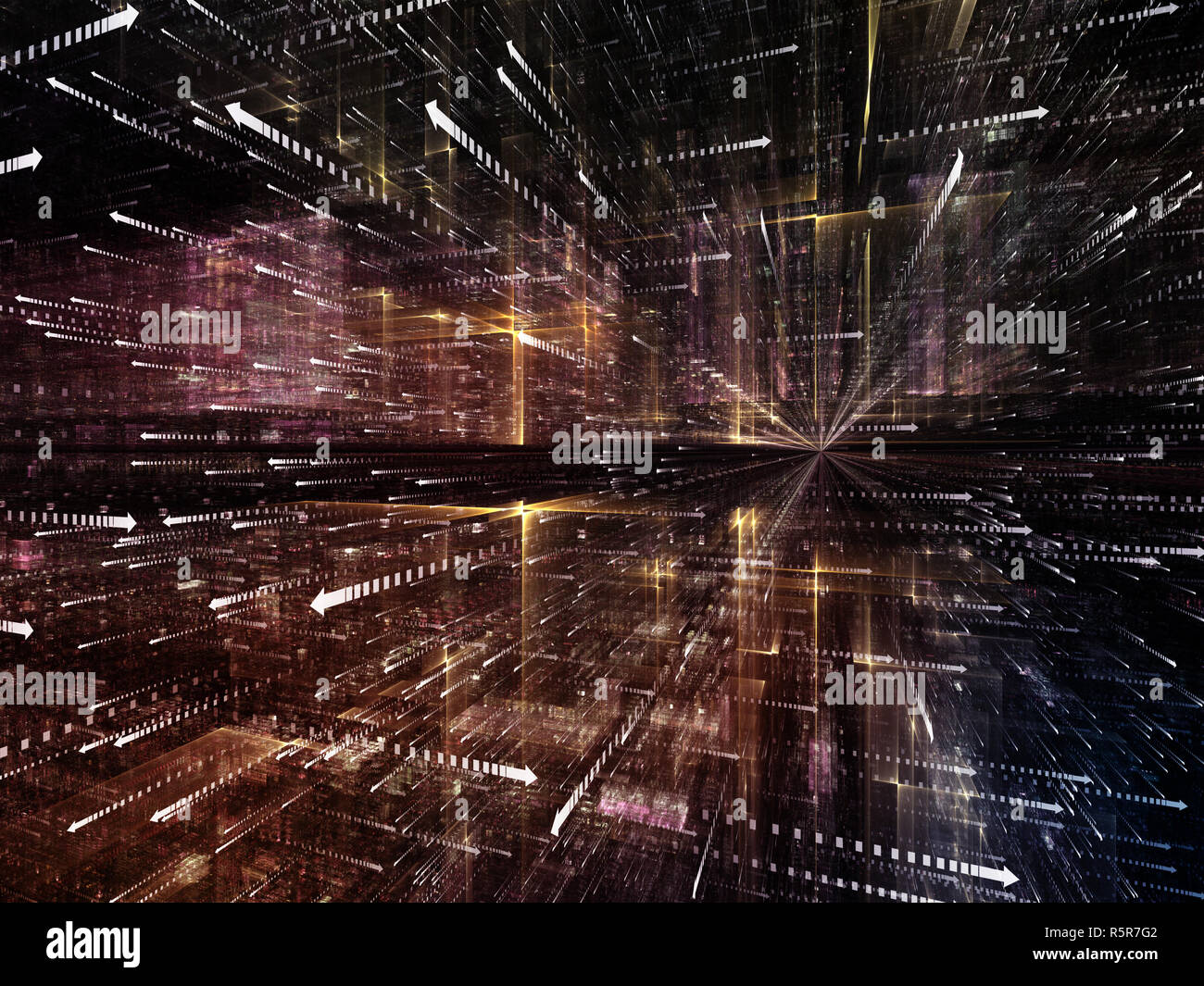 Processing Digital World Stock Photo - Alamy