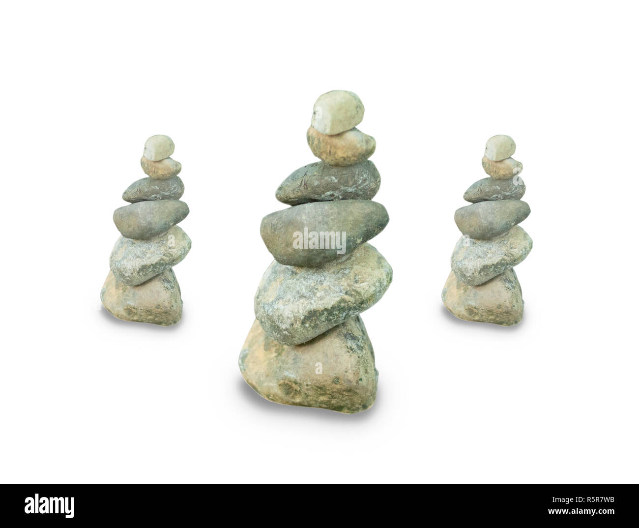 Pile Of Rocks White Background
