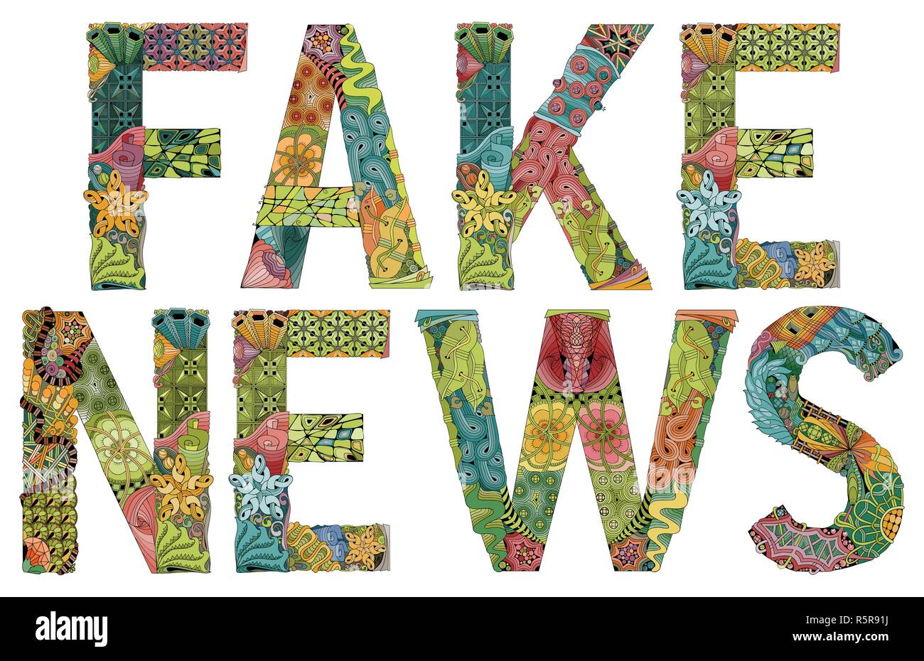 Fake design Stock Vector Images - Alamy