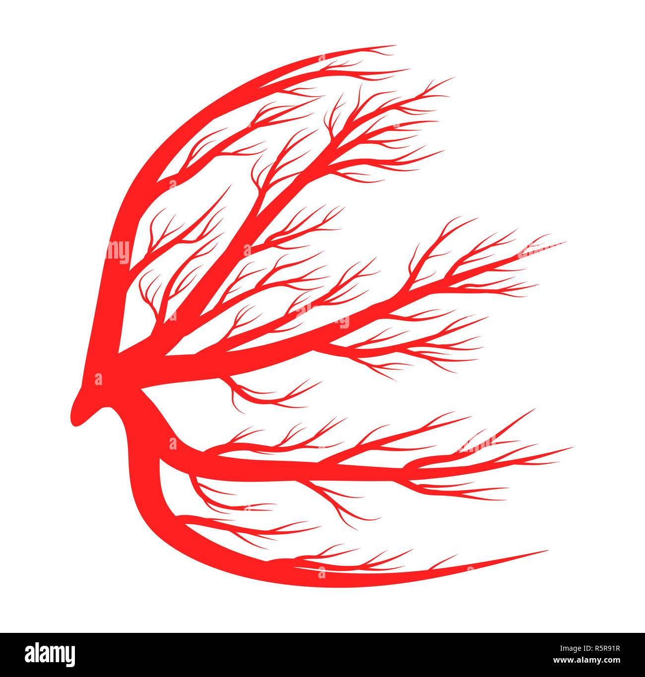 eye veins, blood, vessels vector symbol icon design Stock Photo - Alamy