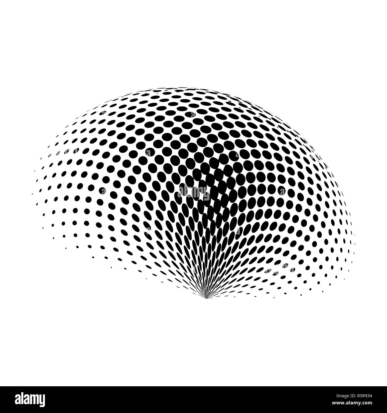 halftone globe logo vector symbol icon design Stock Photo - Alamy