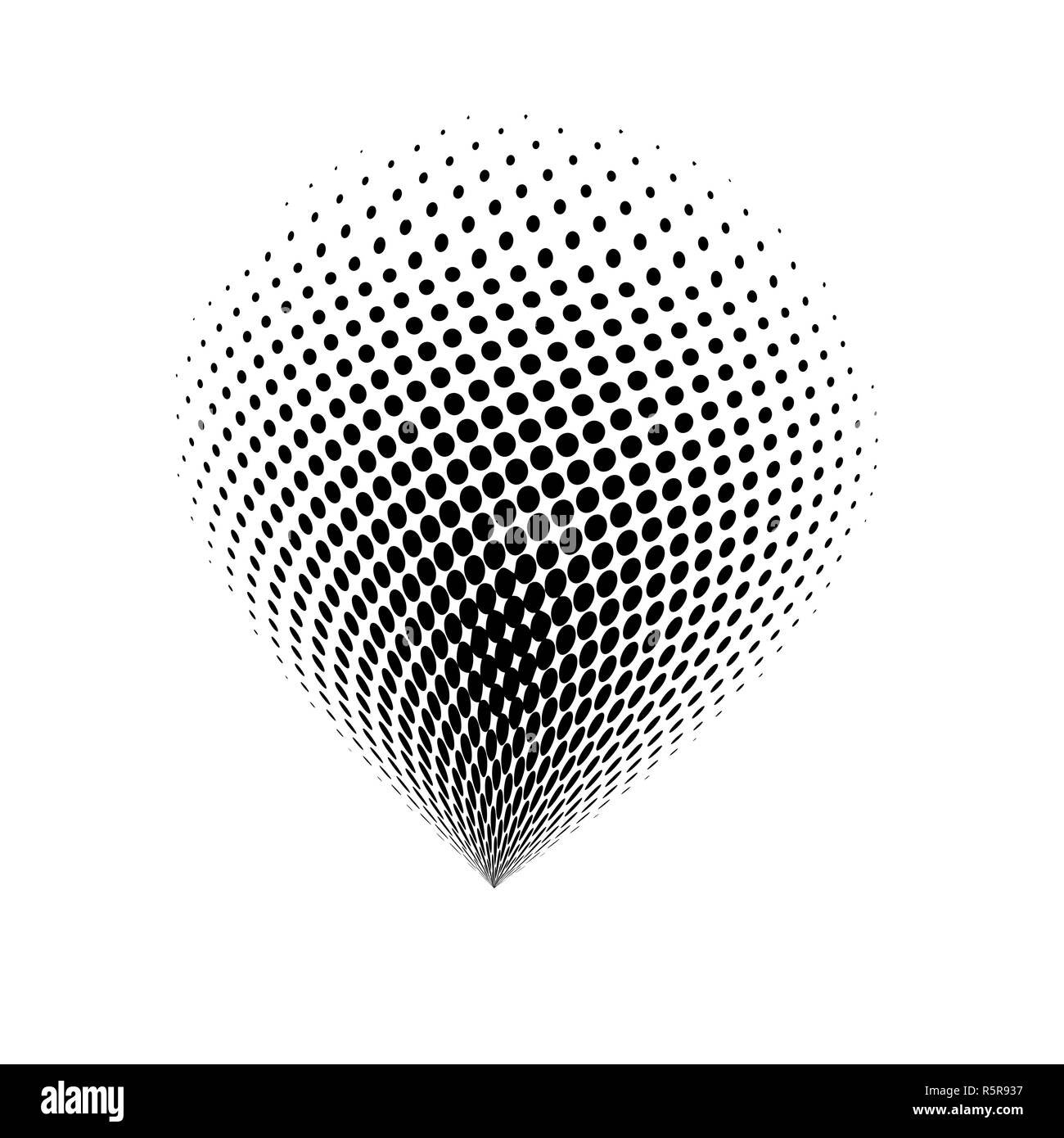 halftone globe logo vector symbol icon design Stock Photo - Alamy