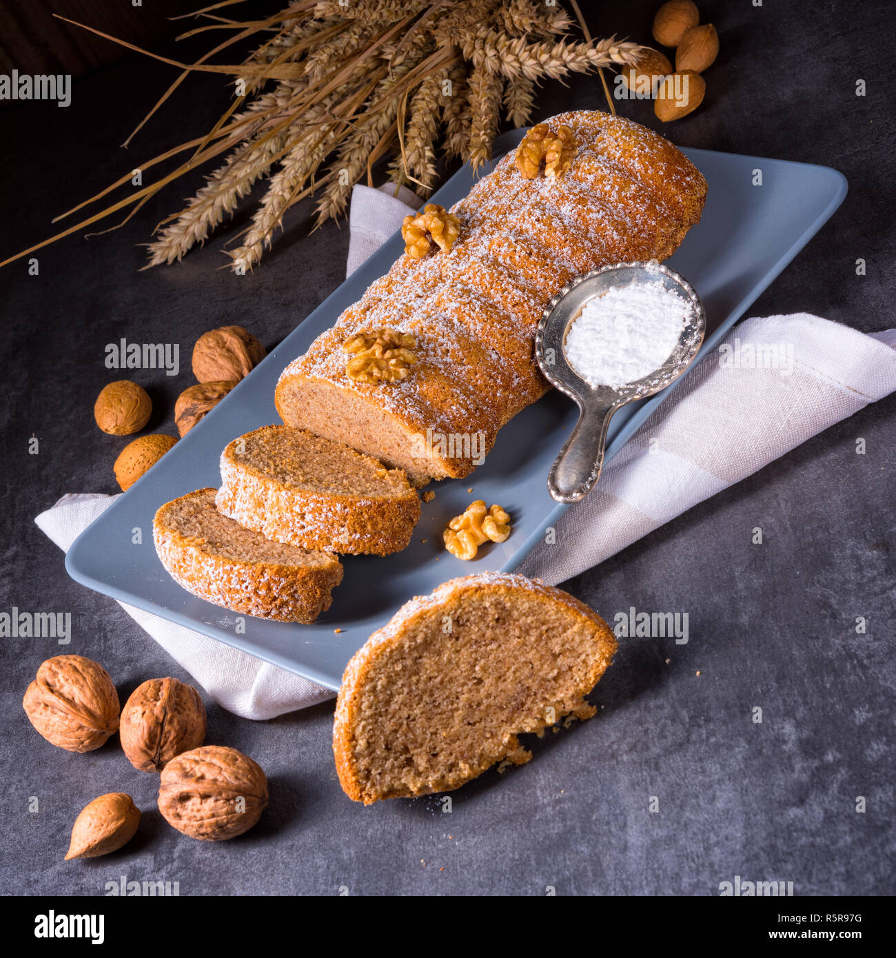 amaranth cake gluten free Stock Photo - Alamy