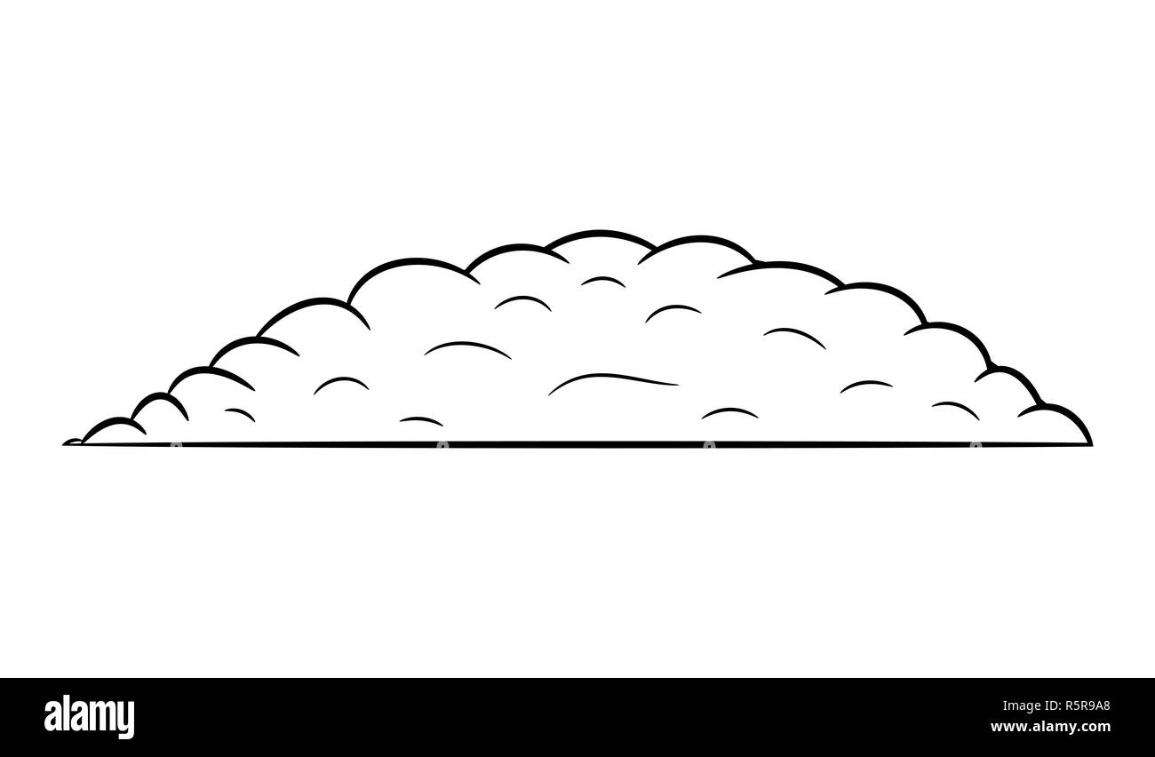 Pile Of Dirt Clipart Black And White