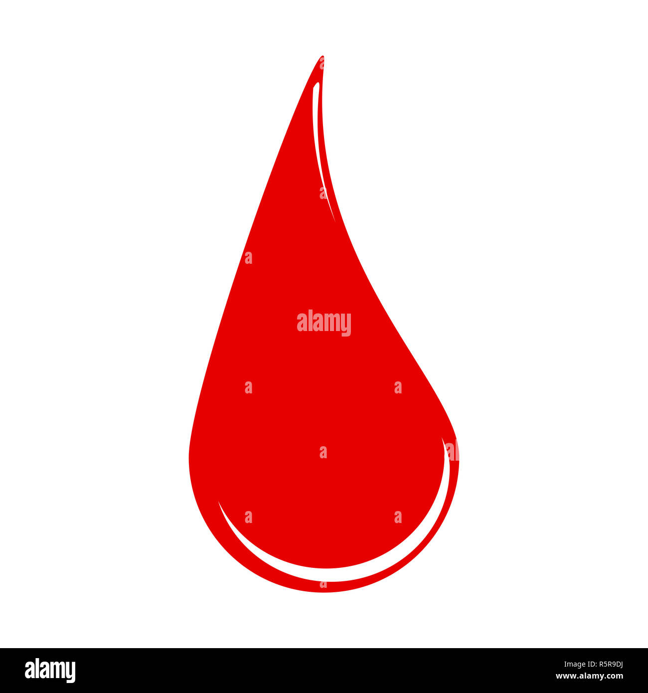 blood drop vector symbol icon design. illustration isolated on white ...
