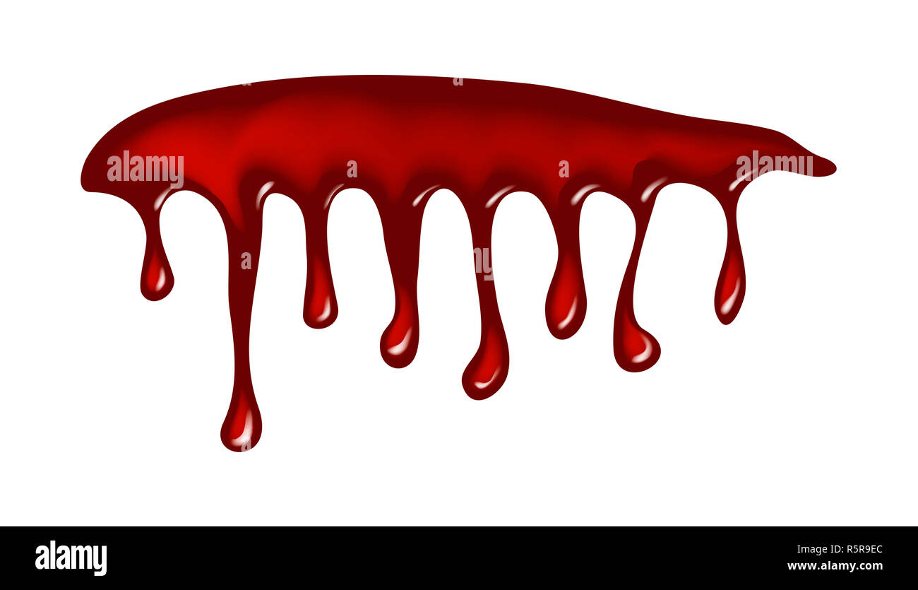 Dripping Blood Black Background