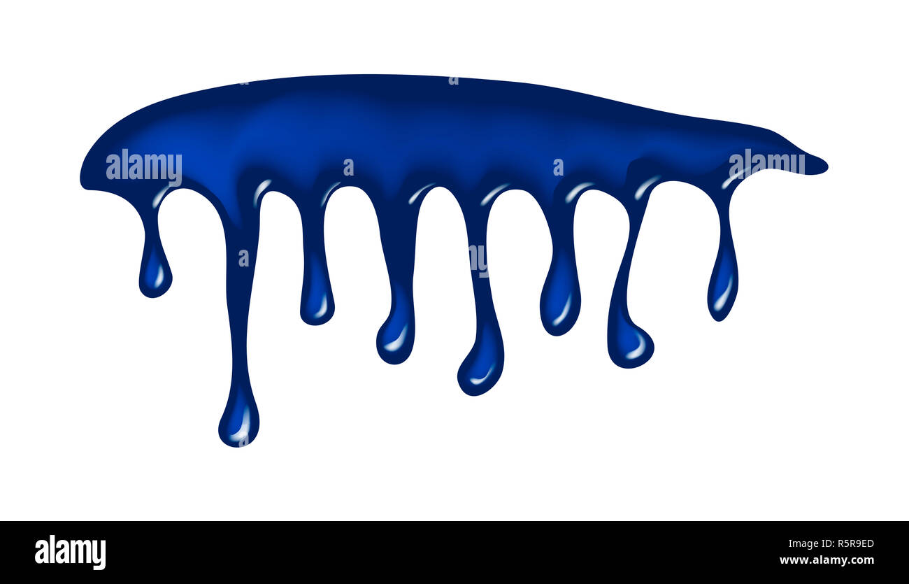 water ink drip, dripping paint vector symbol icon design Stock Photo ...