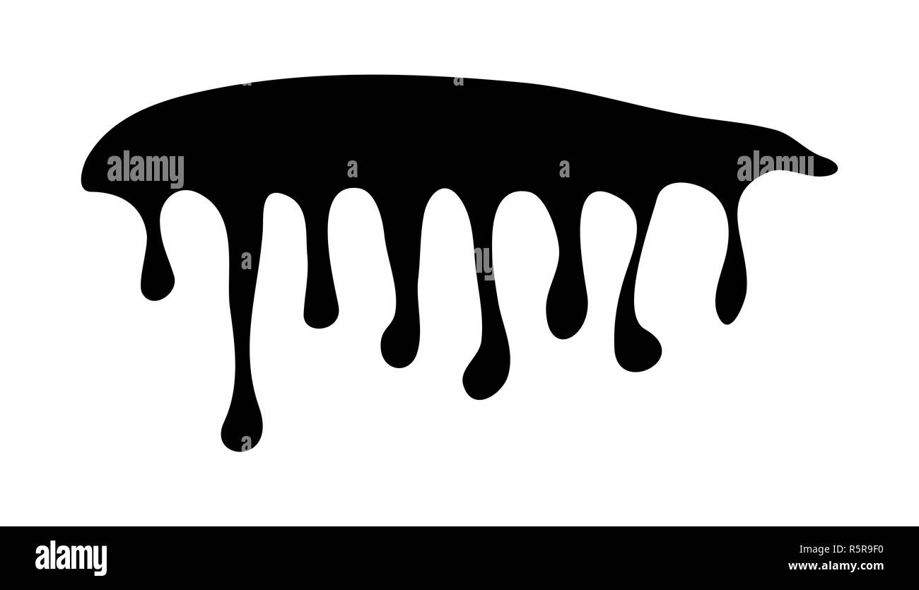 Paint dripping Black and White Stock Photos & Images - Alamy