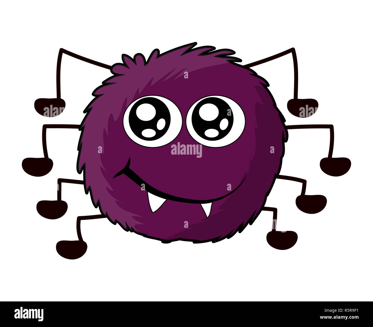 halloween cute spider vector symbol icon design Stock Photo - Alamy