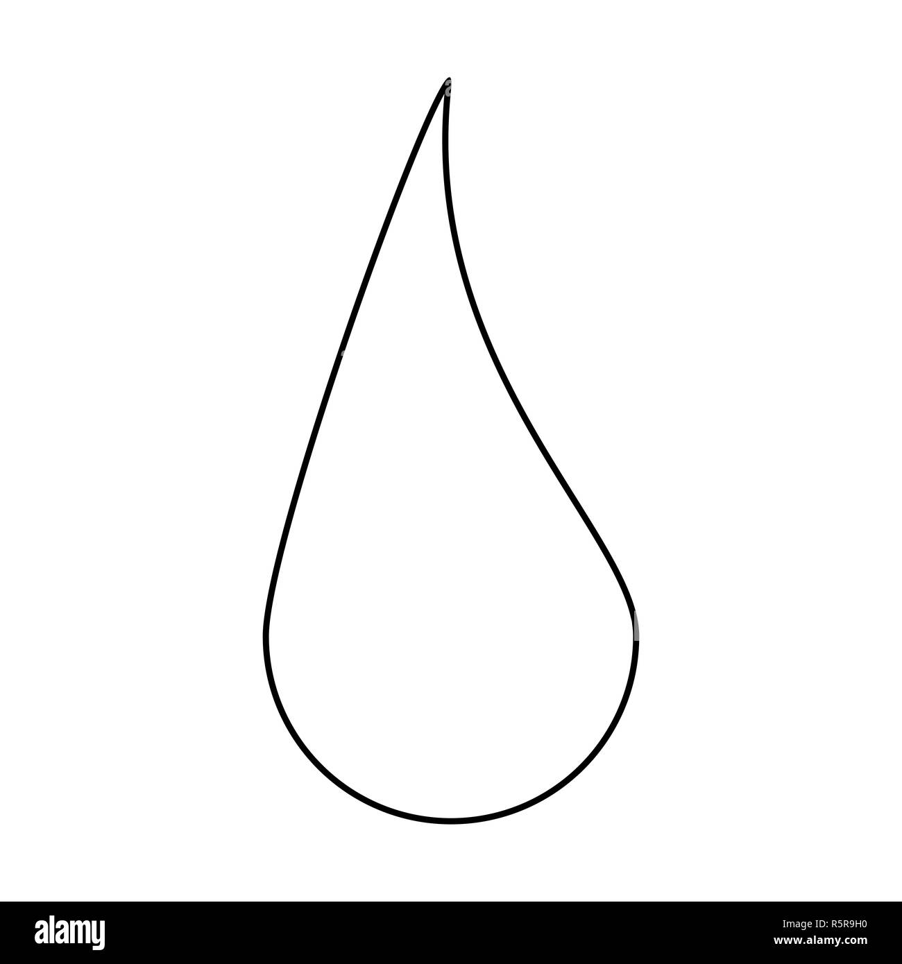 Raindrop logo template hi-res stock photography and images - Alamy