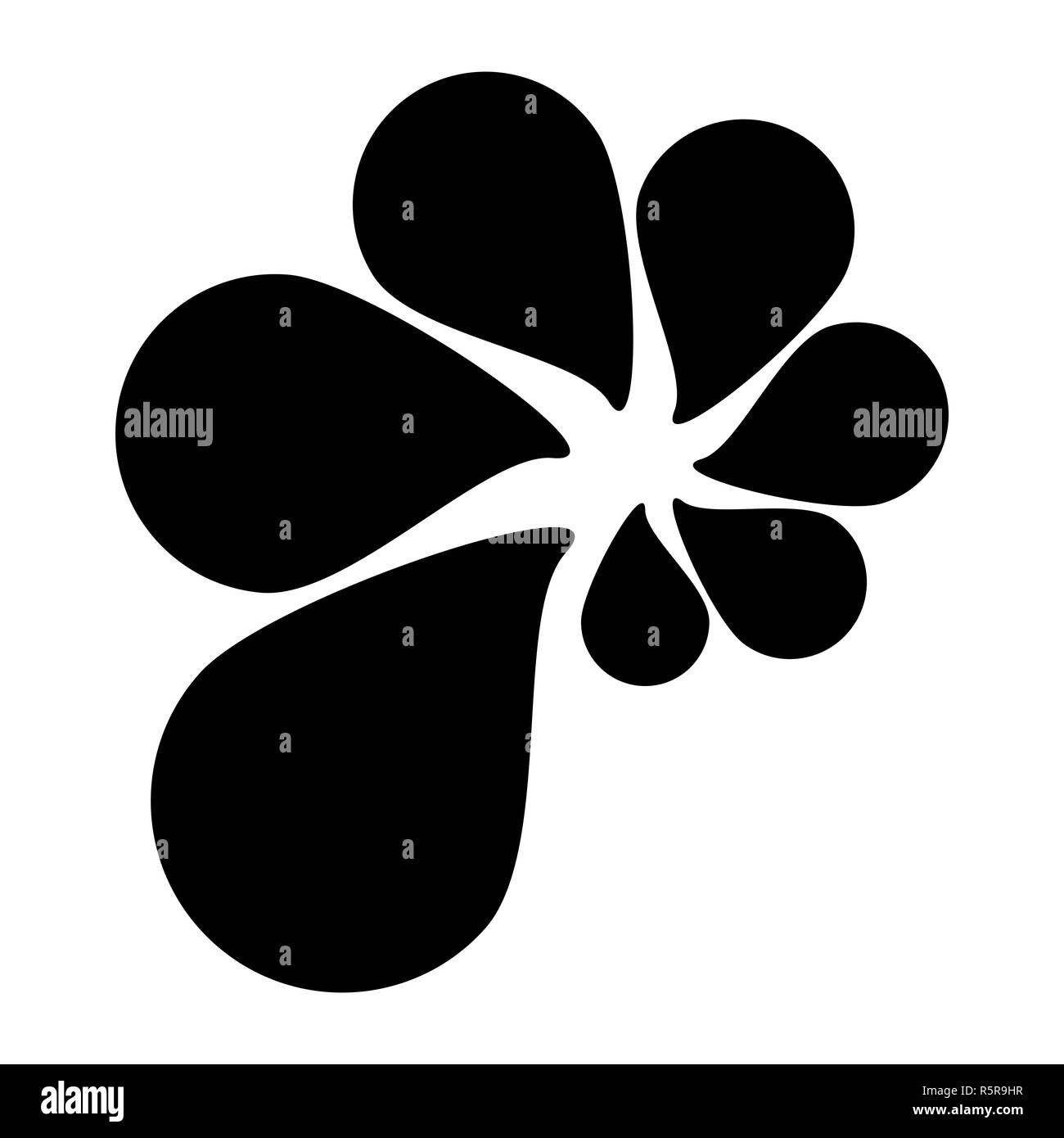 drop logo design vector symbol icon design Stock Photo - Alamy