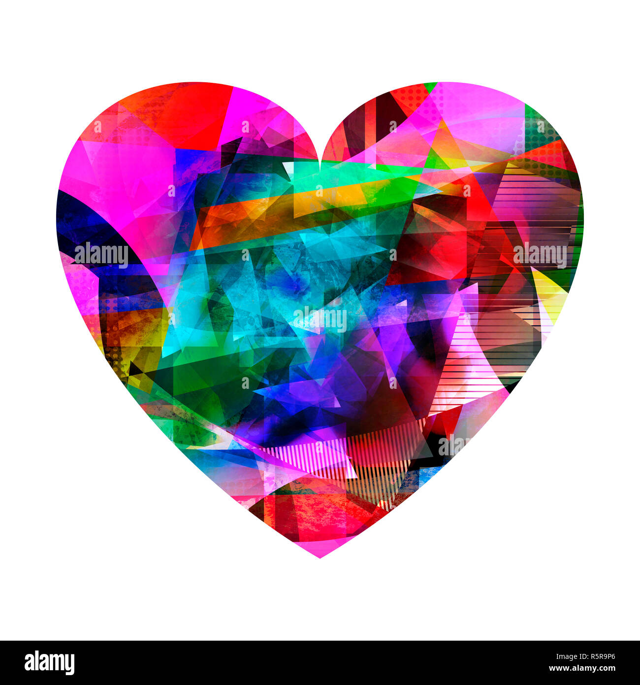 heart gem textures smooth edge Stock Photo - Alamy