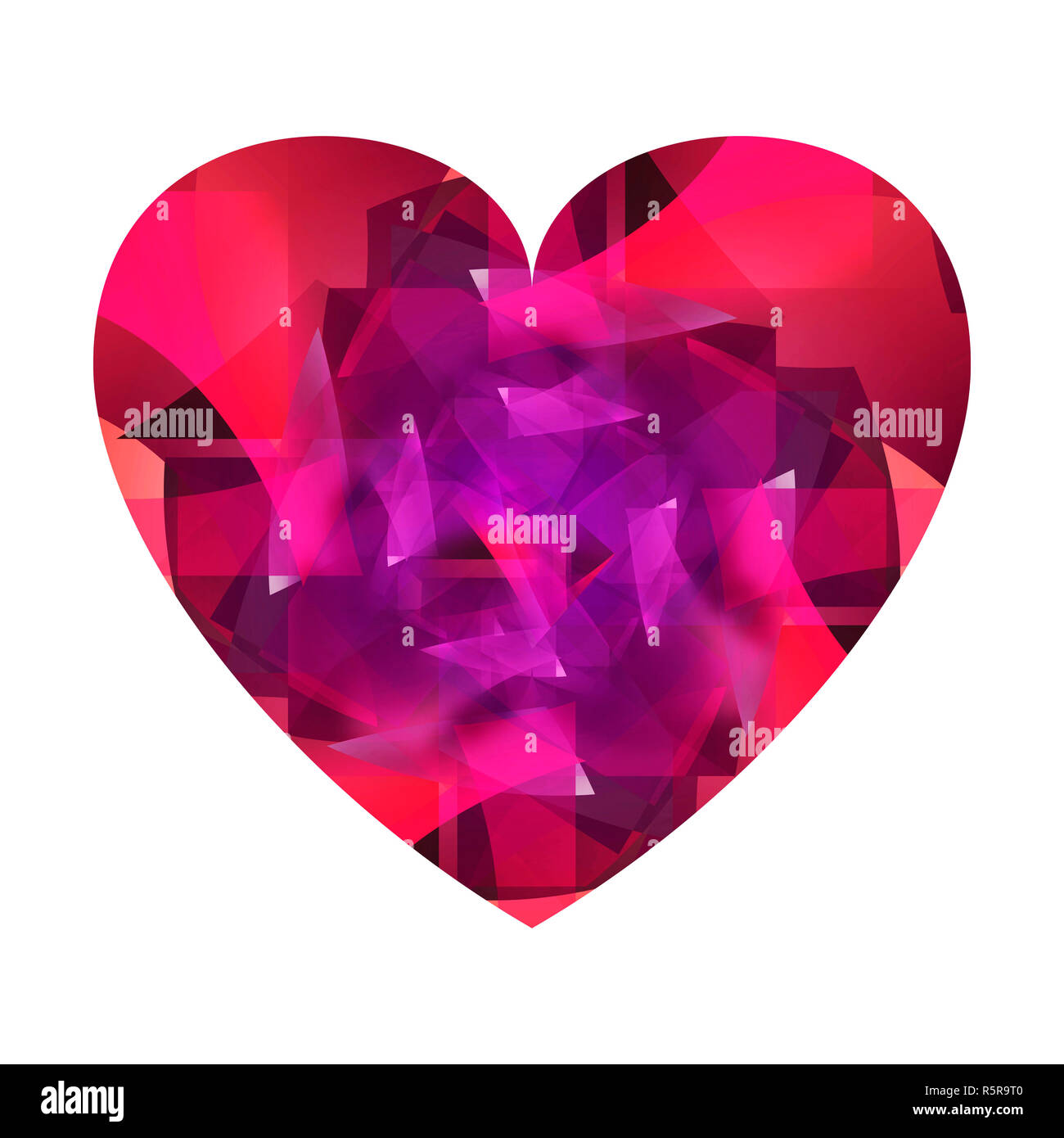 heart gem textures smooth edge Stock Photo - Alamy