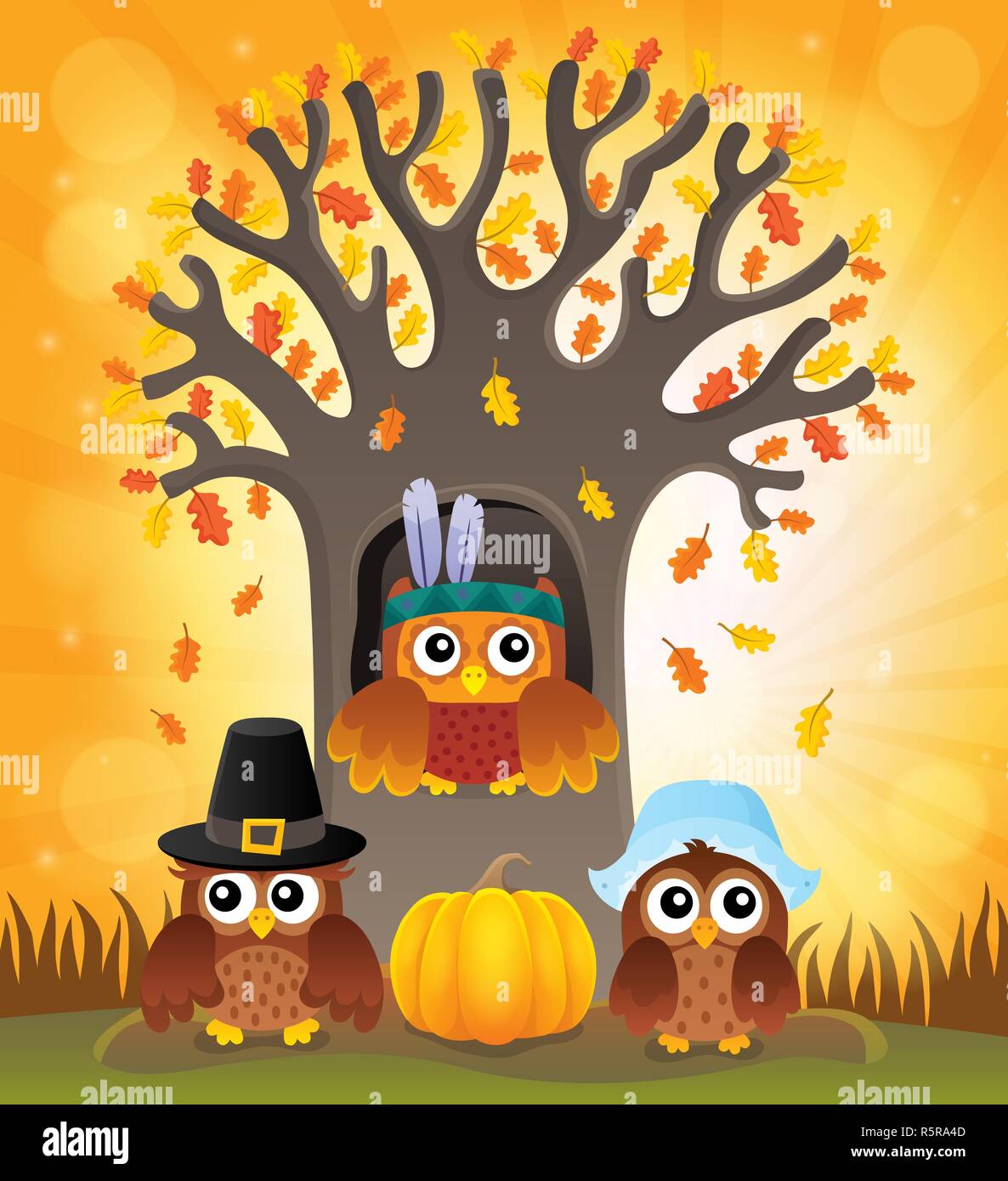 6 owls hi-res stock photography and images - Alamy