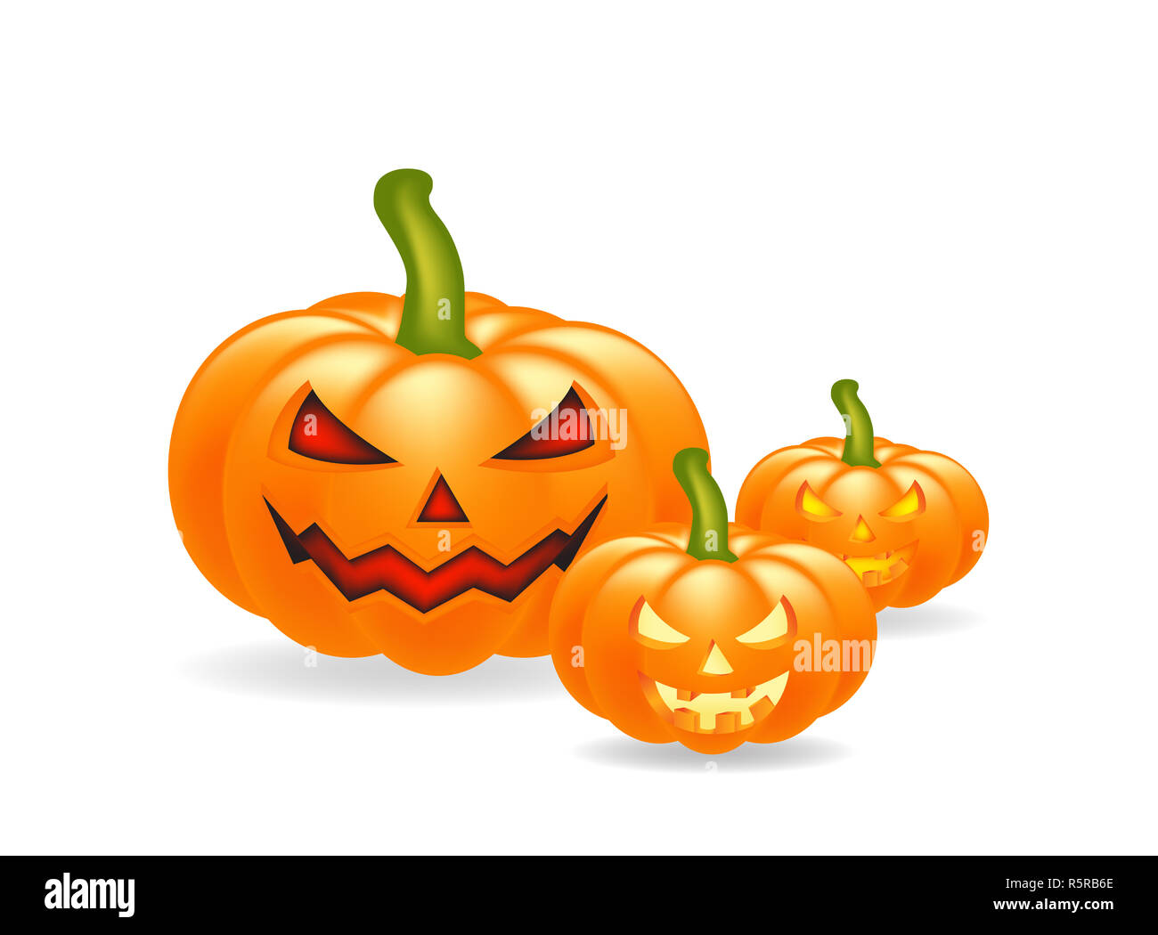 Spooky night symbols Cut Out Stock Images & Pictures - Alamy