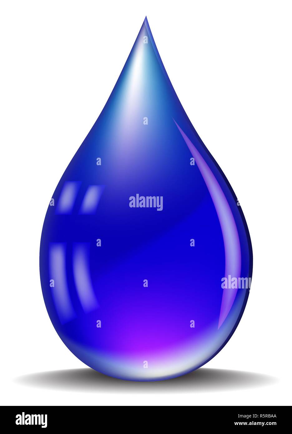Realistic raindrop Cut Out Stock Images & Pictures - Alamy