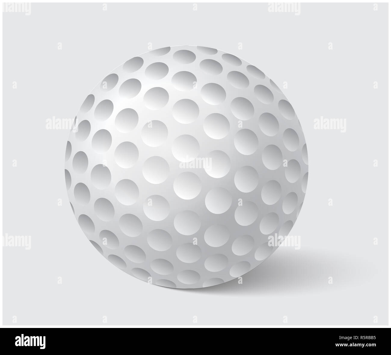 Golfball realistic vector. Image of single golf equipment, ball ...