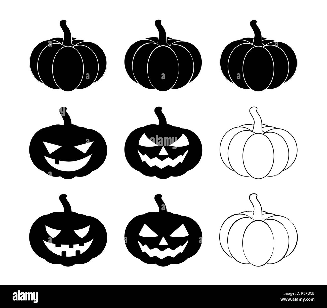 Jack O Lantern Silhouette Clip Art