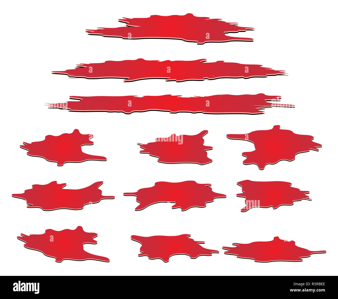Cartoon Blood Puddle