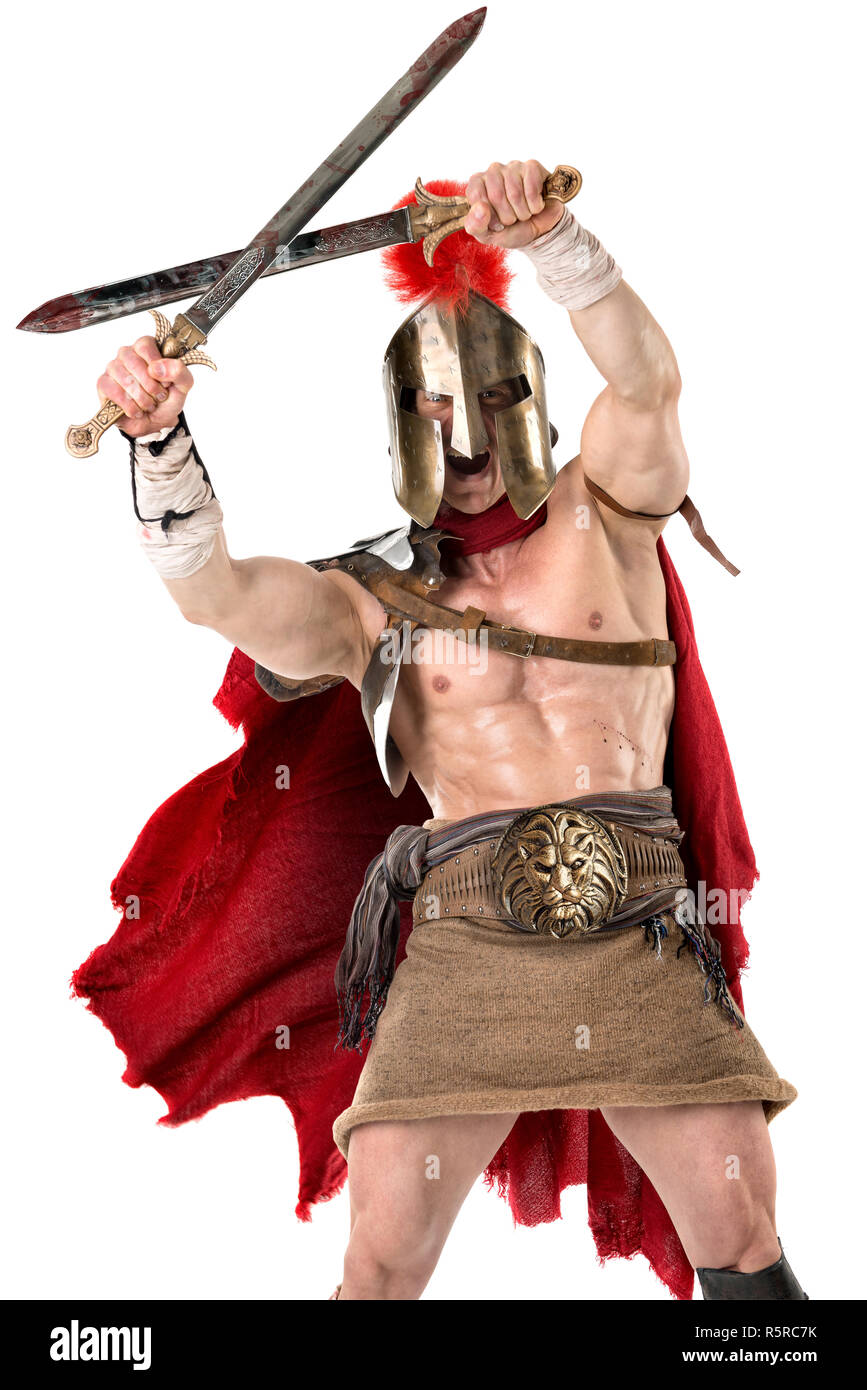 Ancient soldier or Gladiator Stock Photo - Alamy
