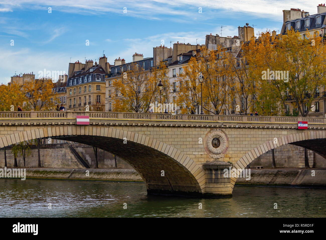Bridge and buildings over Sena river, Paris, France Stock Photo - Alamy